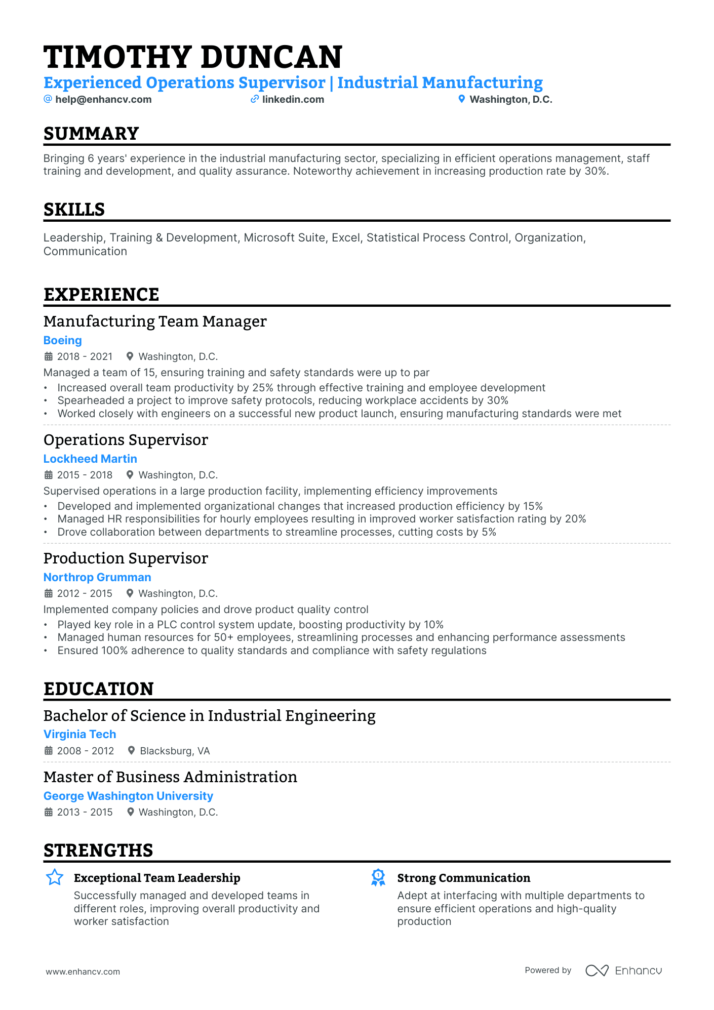 10 Operations Supervisor Resume Examples & Guide for 2026
