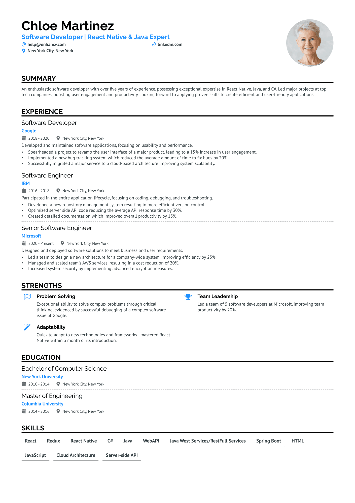 8 React Developer Resume Examples & Guide for 2024