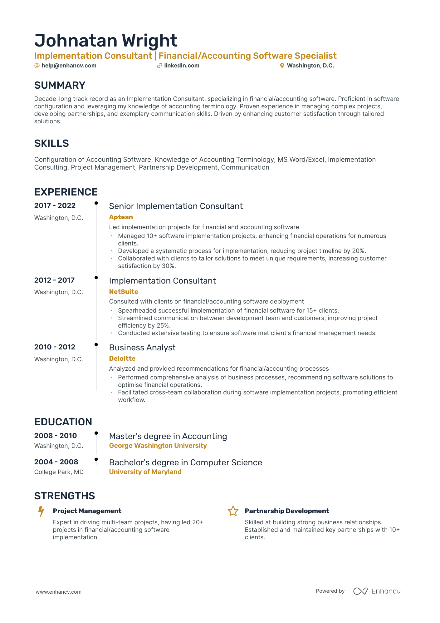 10 Implementation Consultant Resume Examples & Guide for 2026