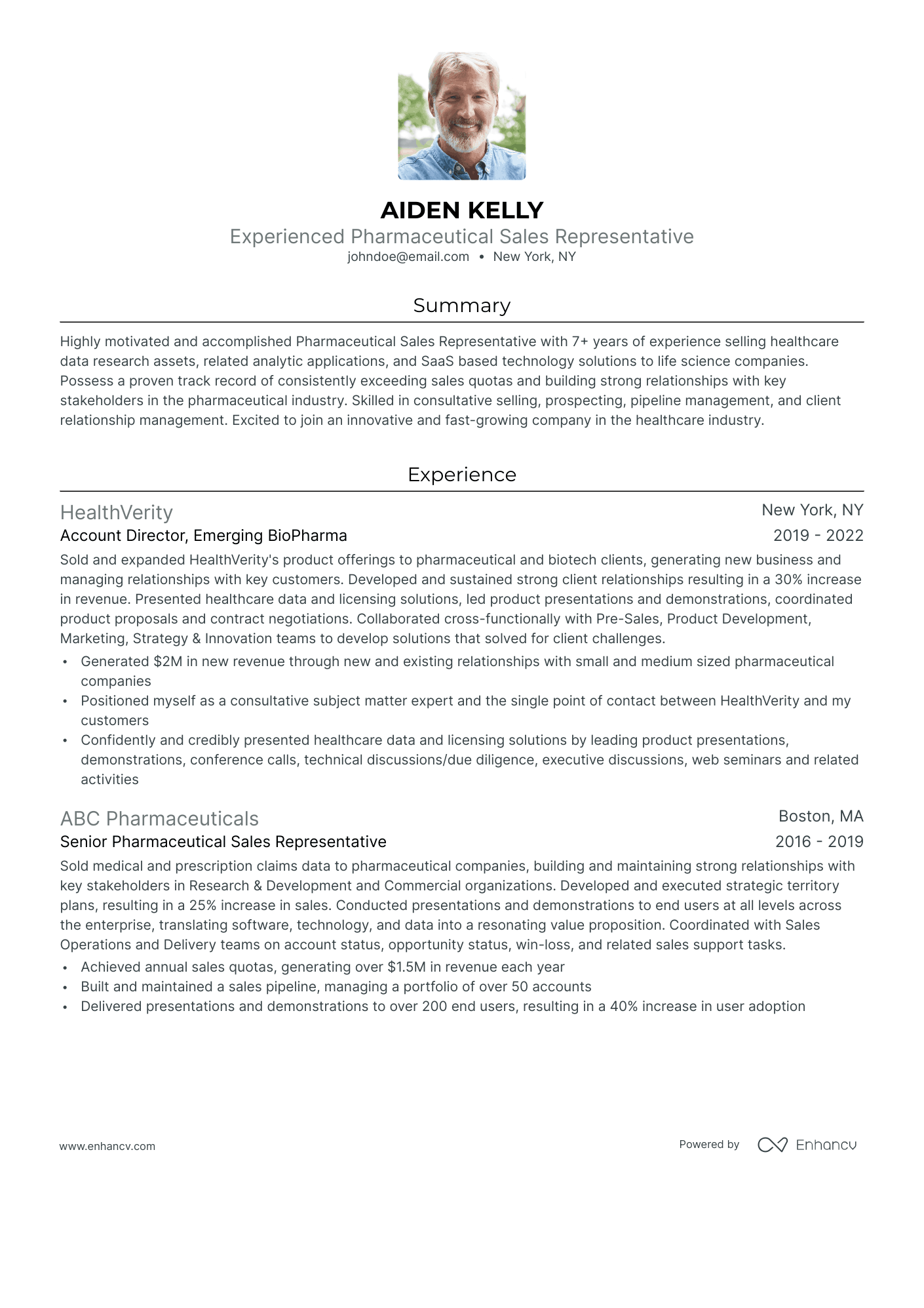 5 Pharmaceutical Sales Resume Examples With 10/10 Score In 2025