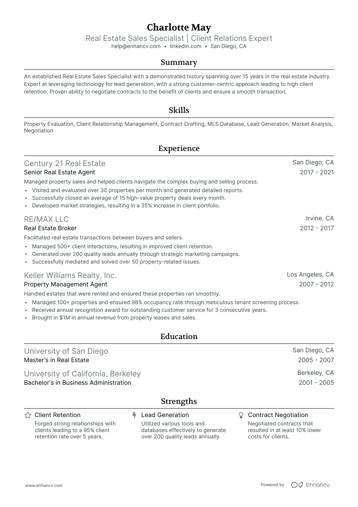 10 Real Estate Broker Resume Examples & Guide for 2025