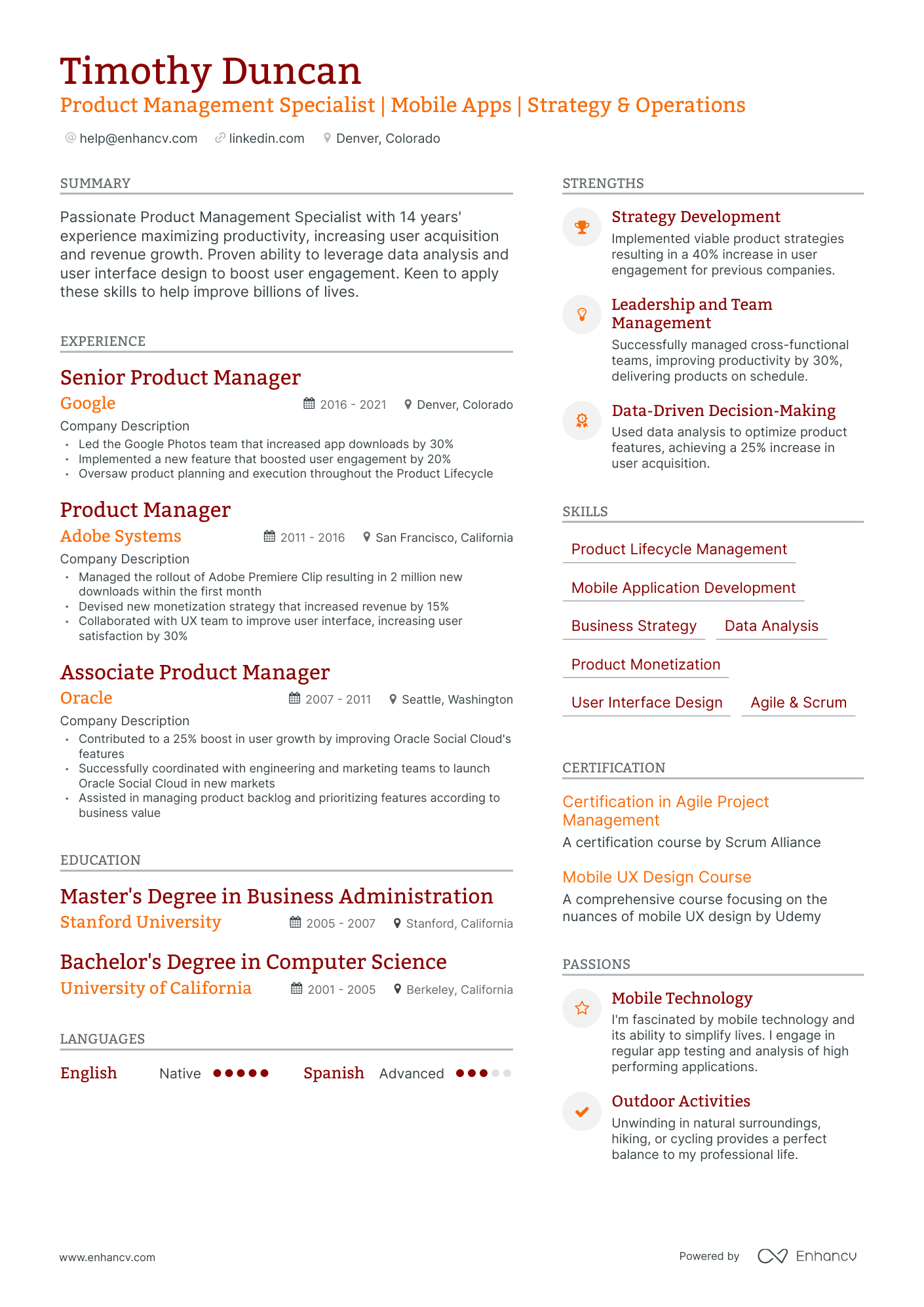 5 Head of Product Resume Examples & Guide for 2024