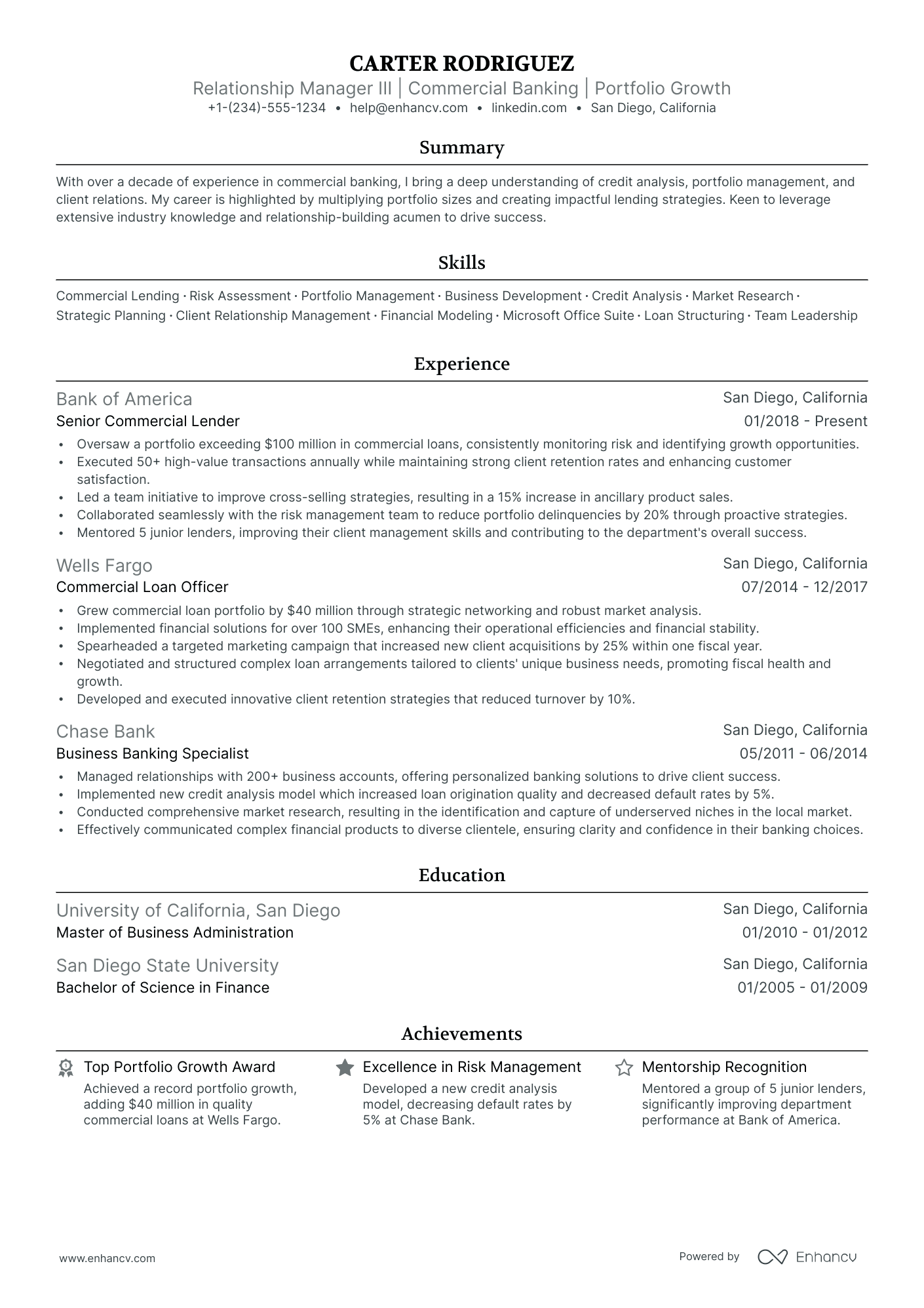 5 Relationship Manager Resume Examples & Guide for 2024