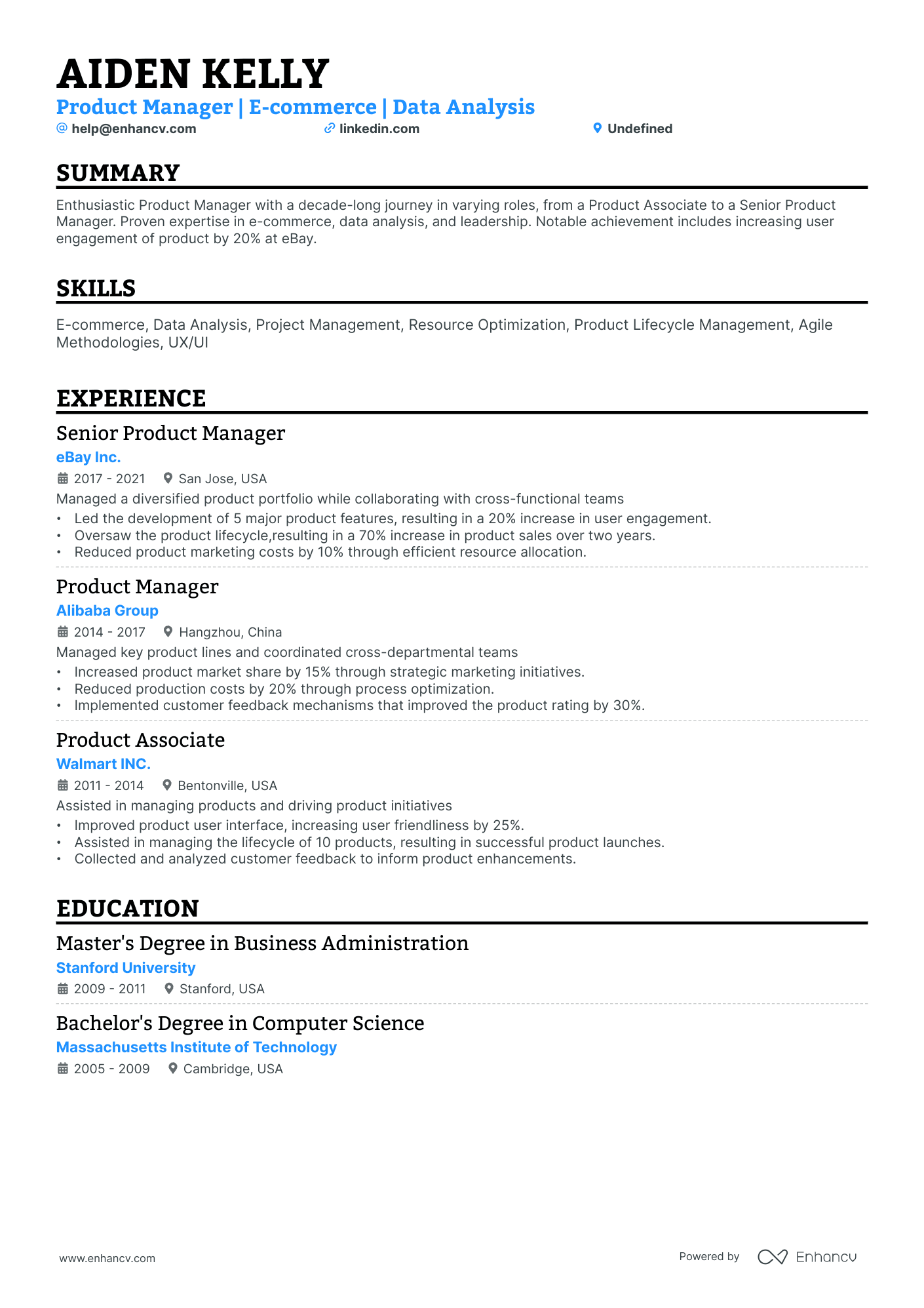 10 Amazon Product Manager Resume Examples & Guide for 2026