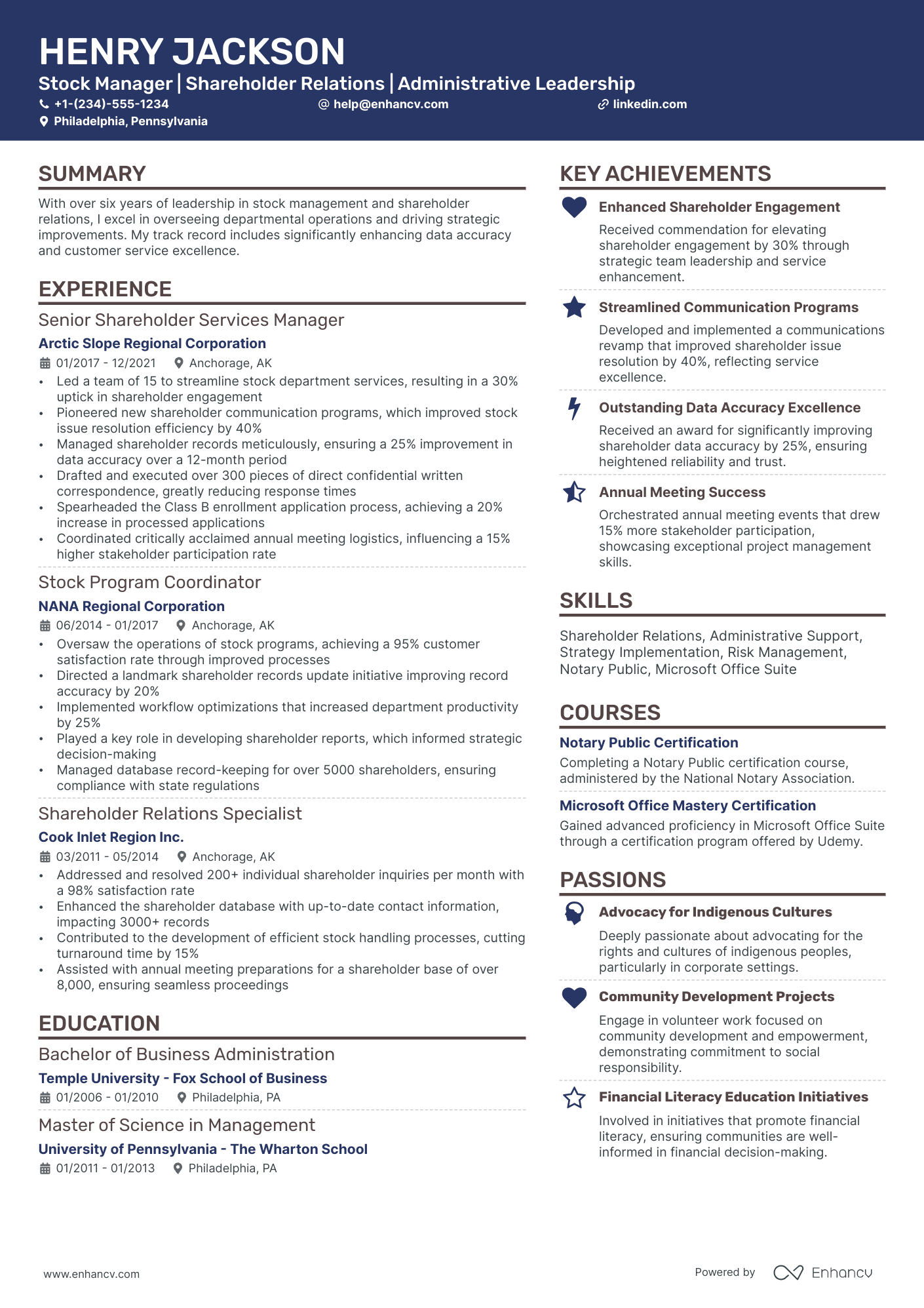 10 Stock Manager Resume Examples & Guide for 2025