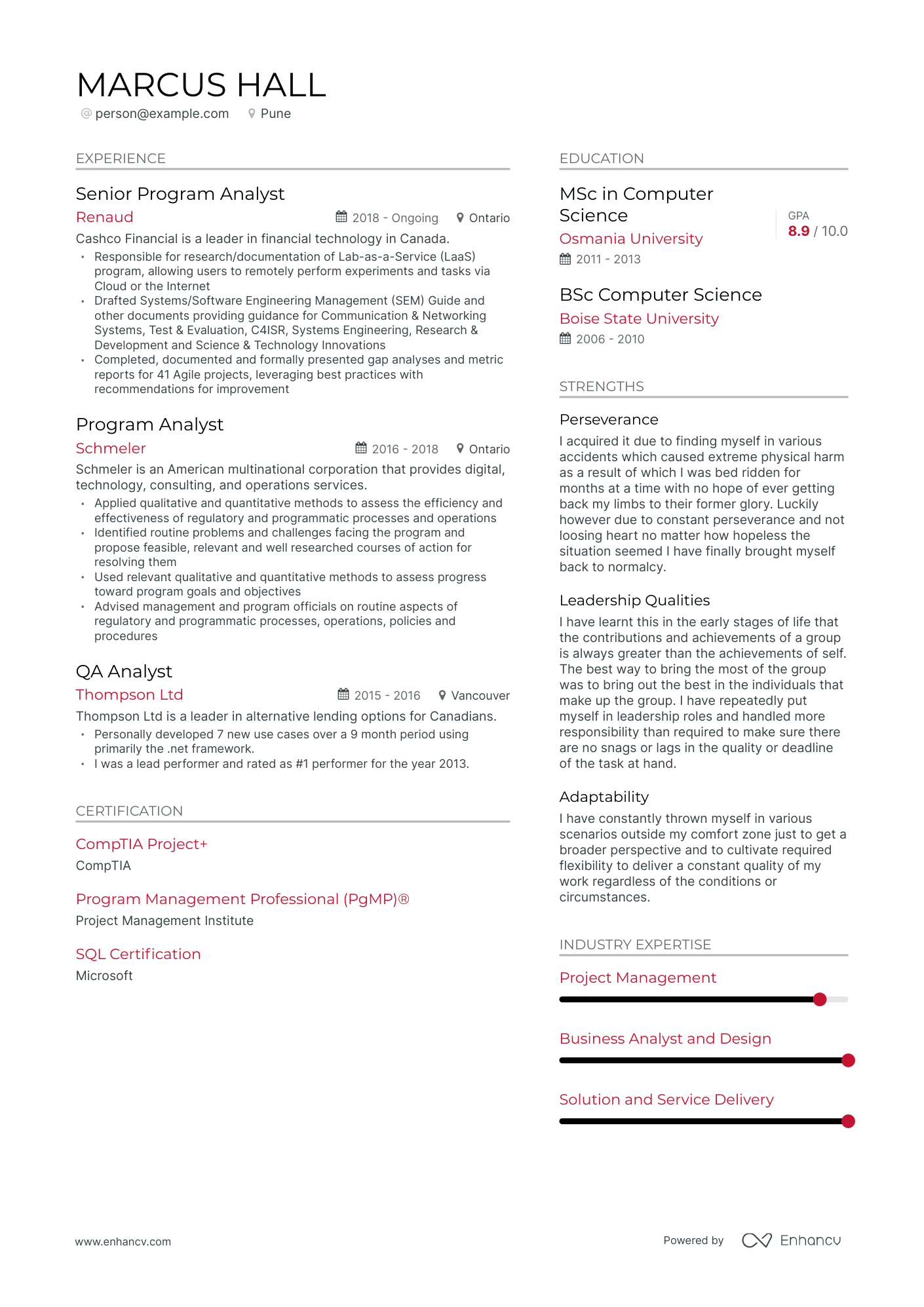 Program Analyst Resume Examples & Guide for 2023 (Layout, Skills ...