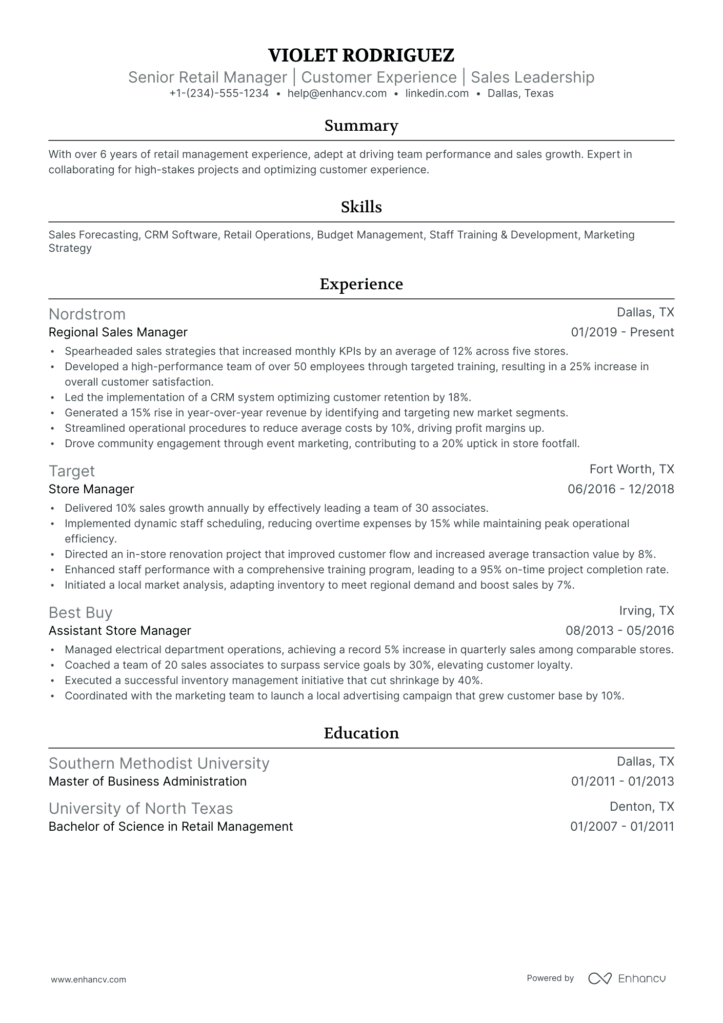 10 Customer Experience Manager Resume Examples & Guide for 2026