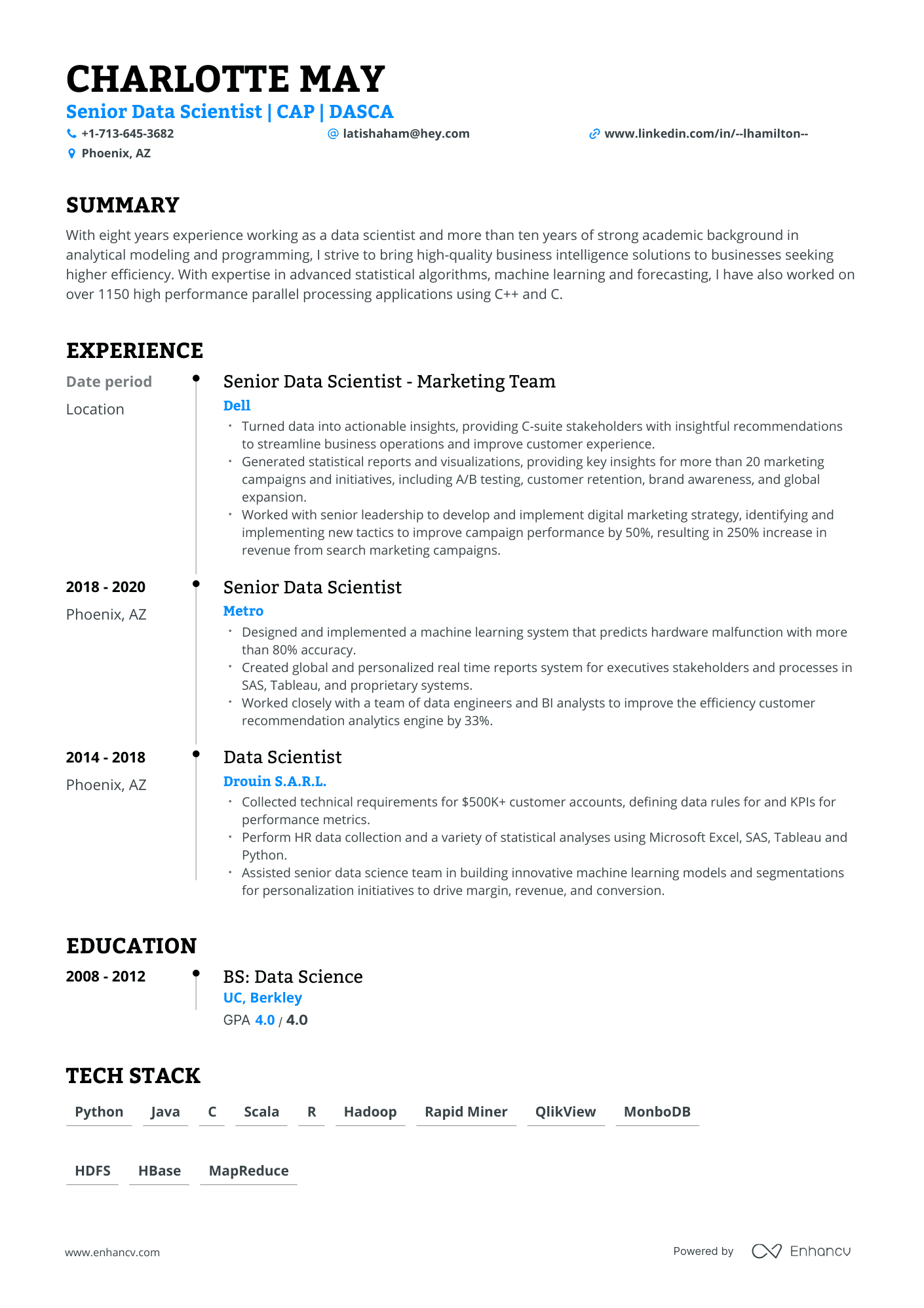 14 Data Scientist Resume Examples & Guide for 2023