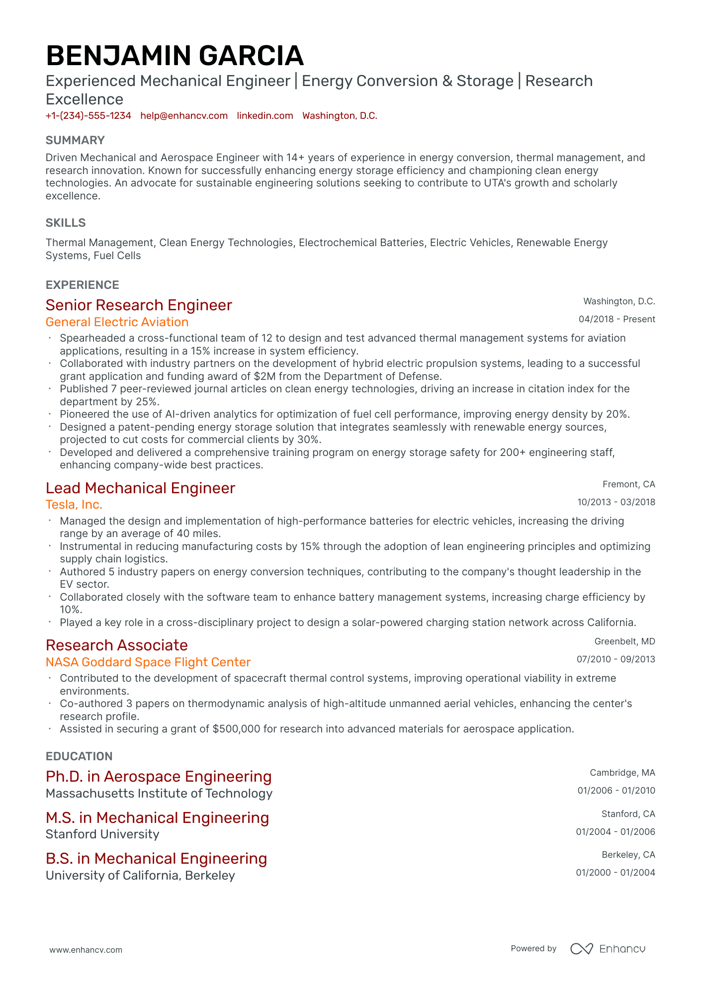 10 Aerospace Engineering Resume Examples & Guide for 2026