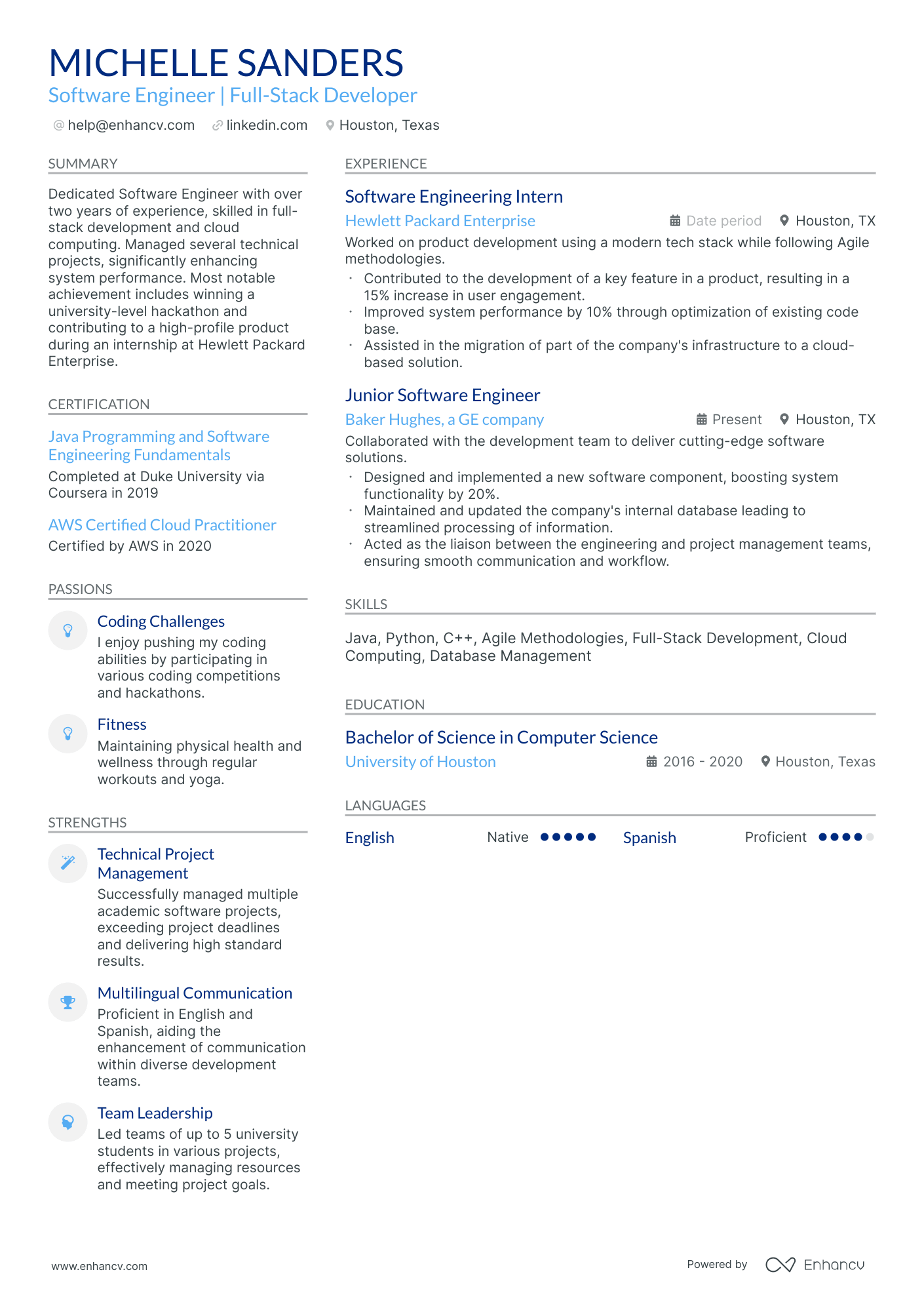 10 Junior Software Engineer Resume Examples & Guide for 2025