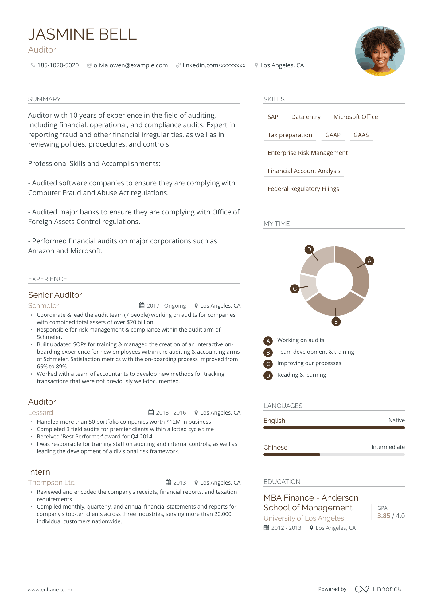 5 Auditor Resume Examples & Guide for 2023