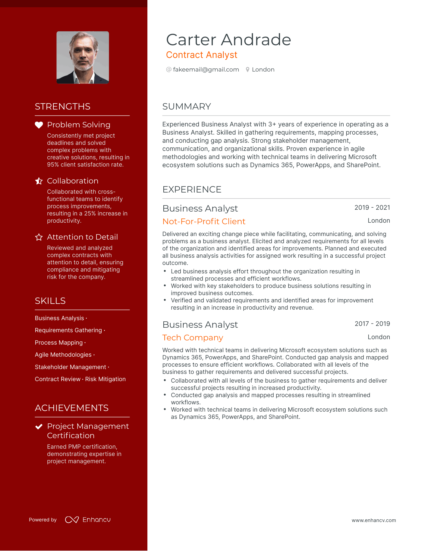 5 Contract Analyst Resume Examples & Guide for 2024
