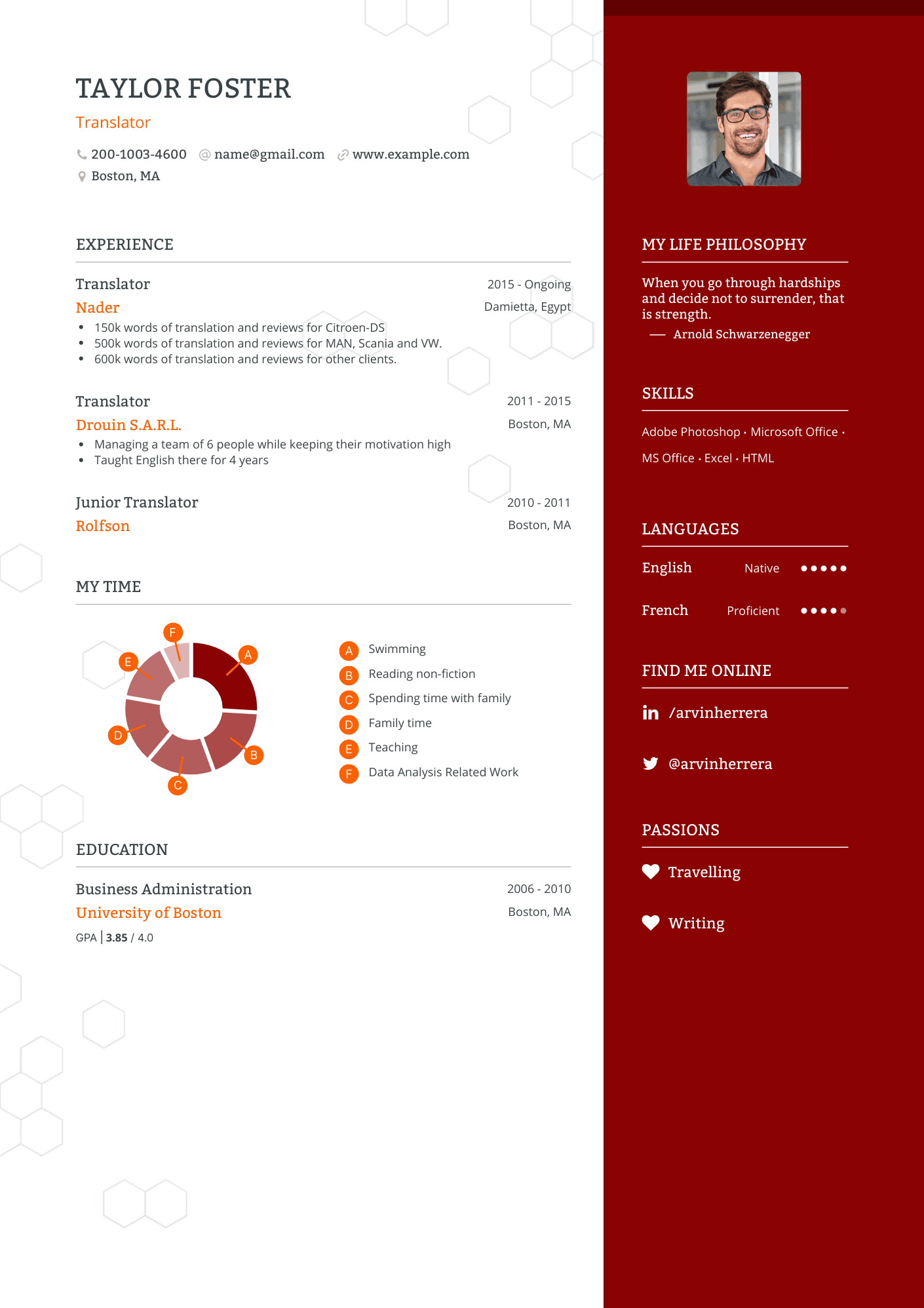 Translator Resume Guide: How to Write a Resume That Gets You Hired ...