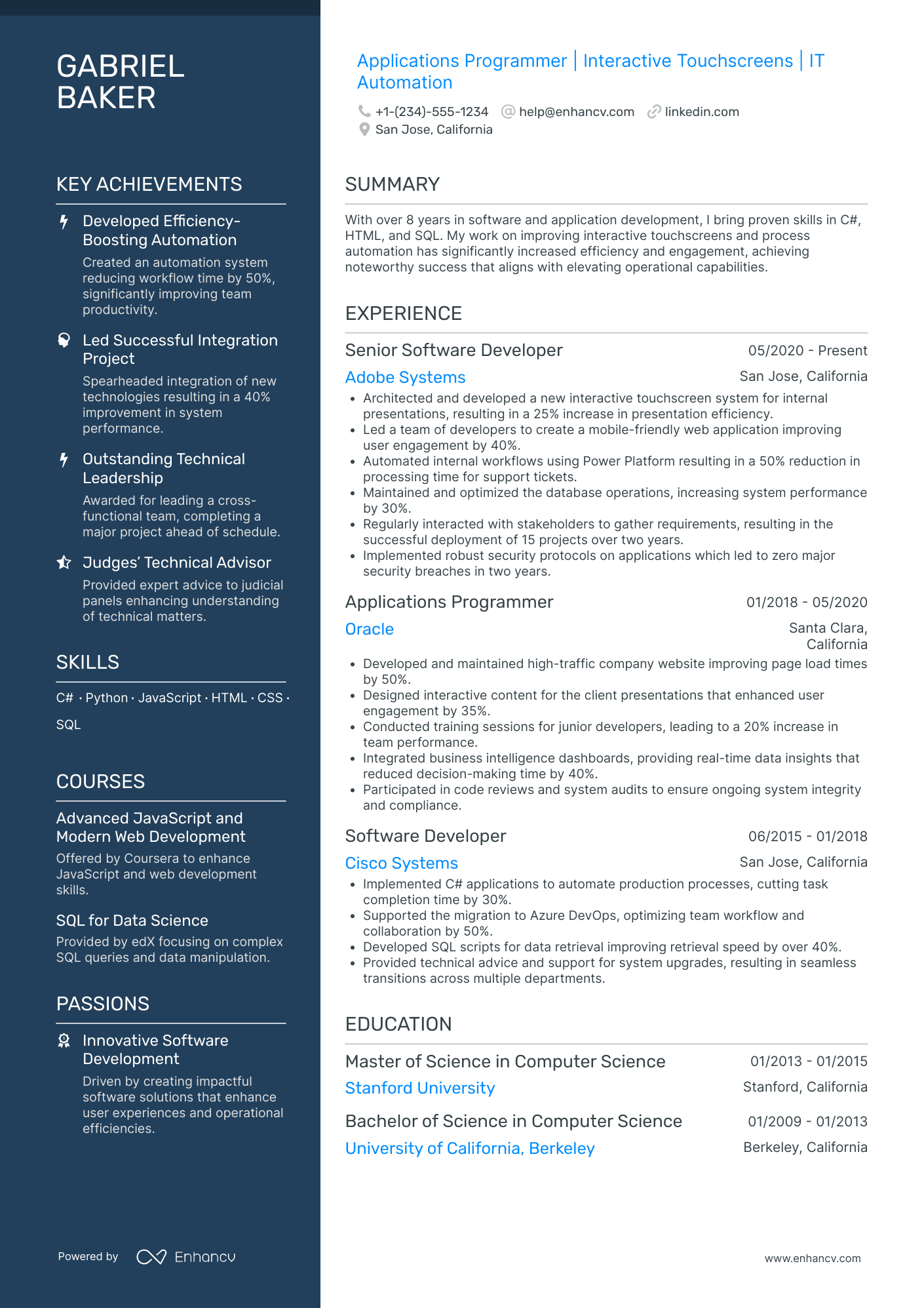 10 Programmer Resume Examples & Guide for 2025