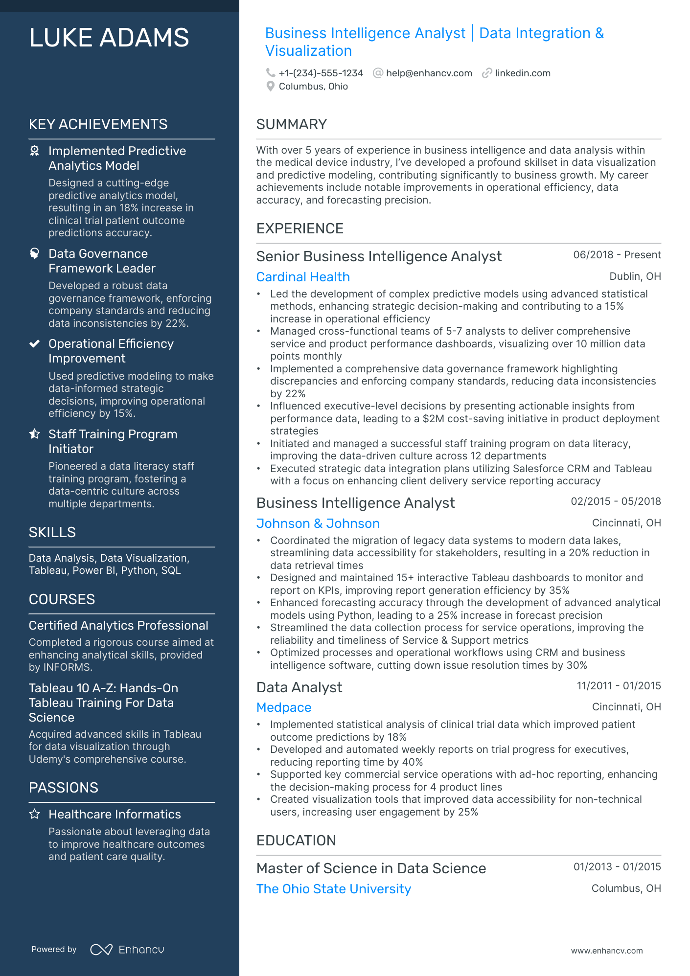 10 Senior Business Analyst Resume Examples & Guide for 2025