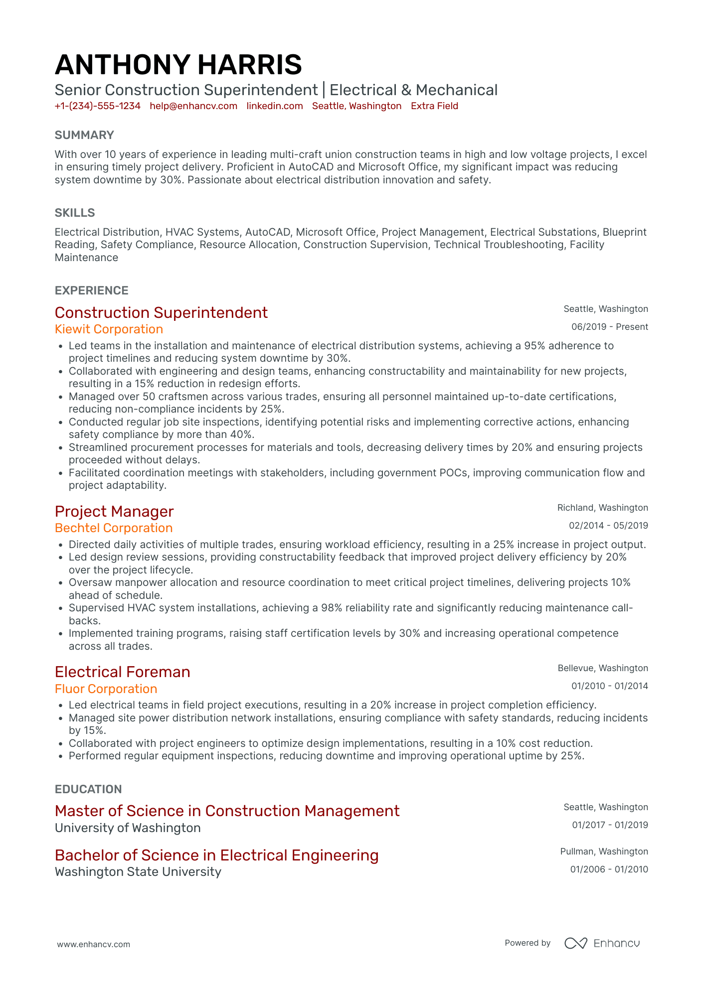 18 Civil Engineer Resume Examples & Guide for 2026