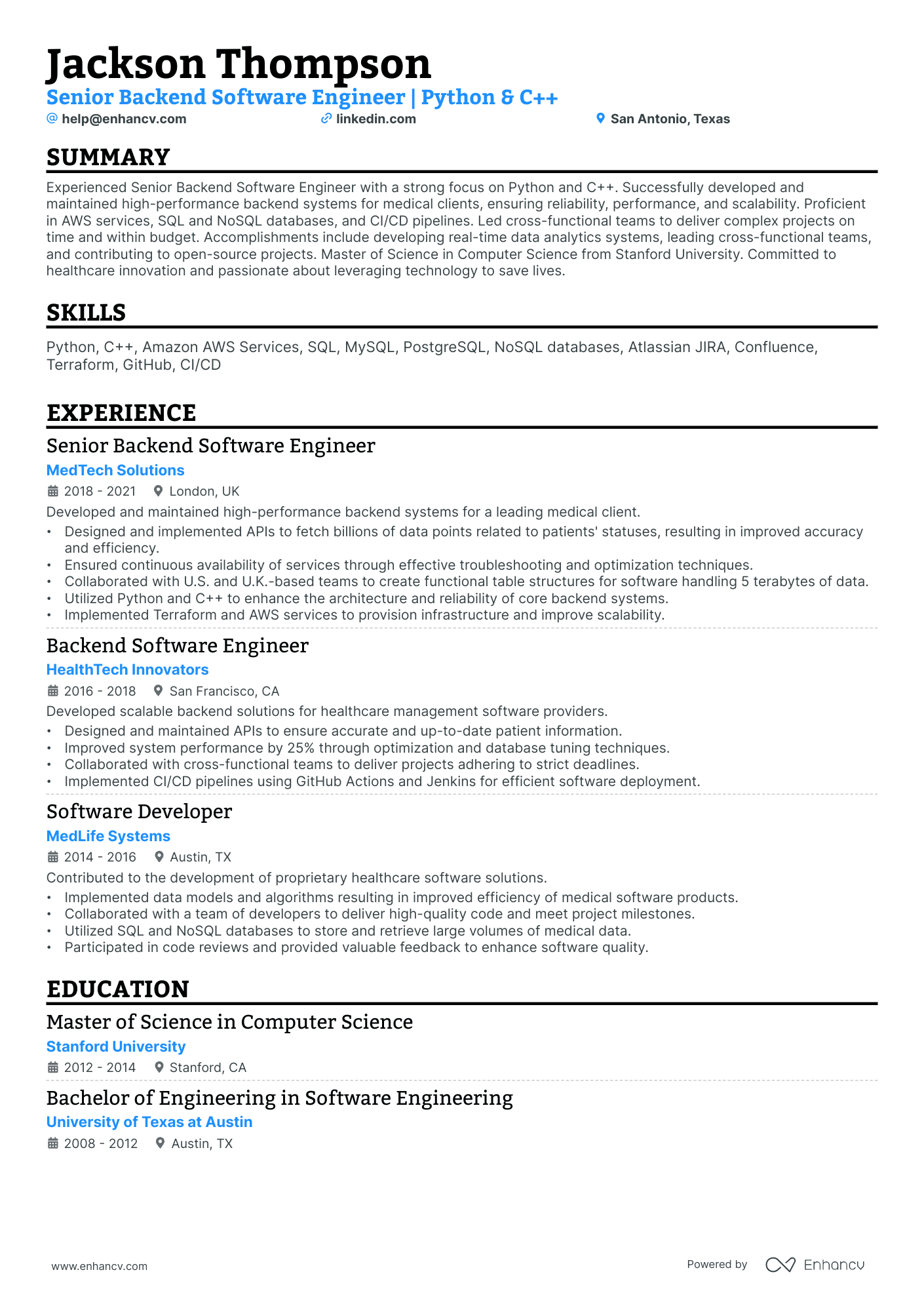 10 Junior Front-End Developer Resume Examples & Guide for 2025