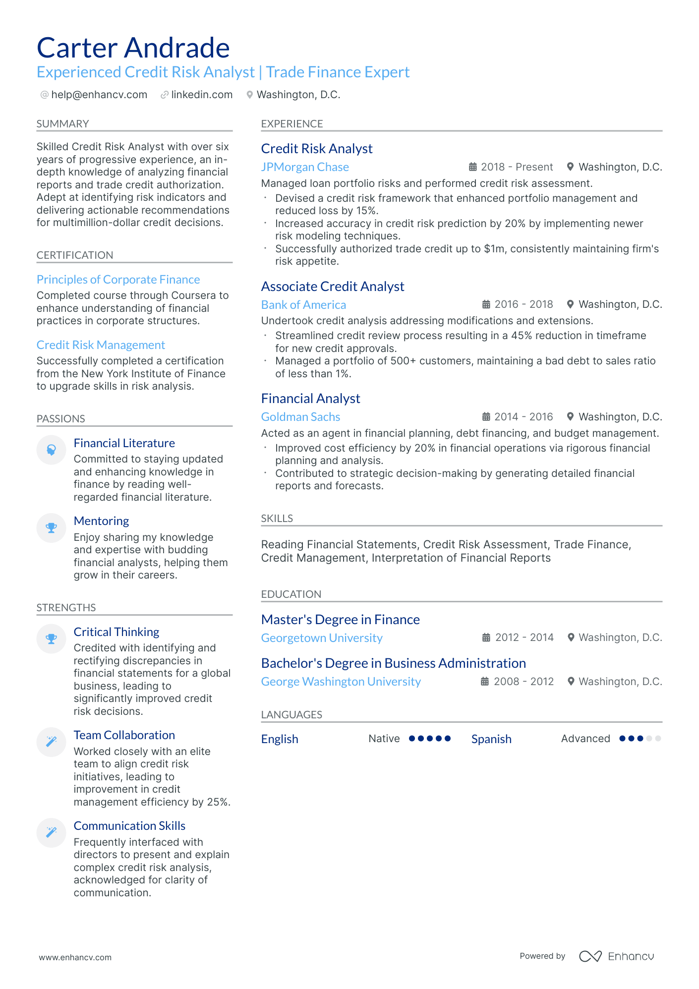 10 Credit Analyst Resume Examples & Guide for 2026