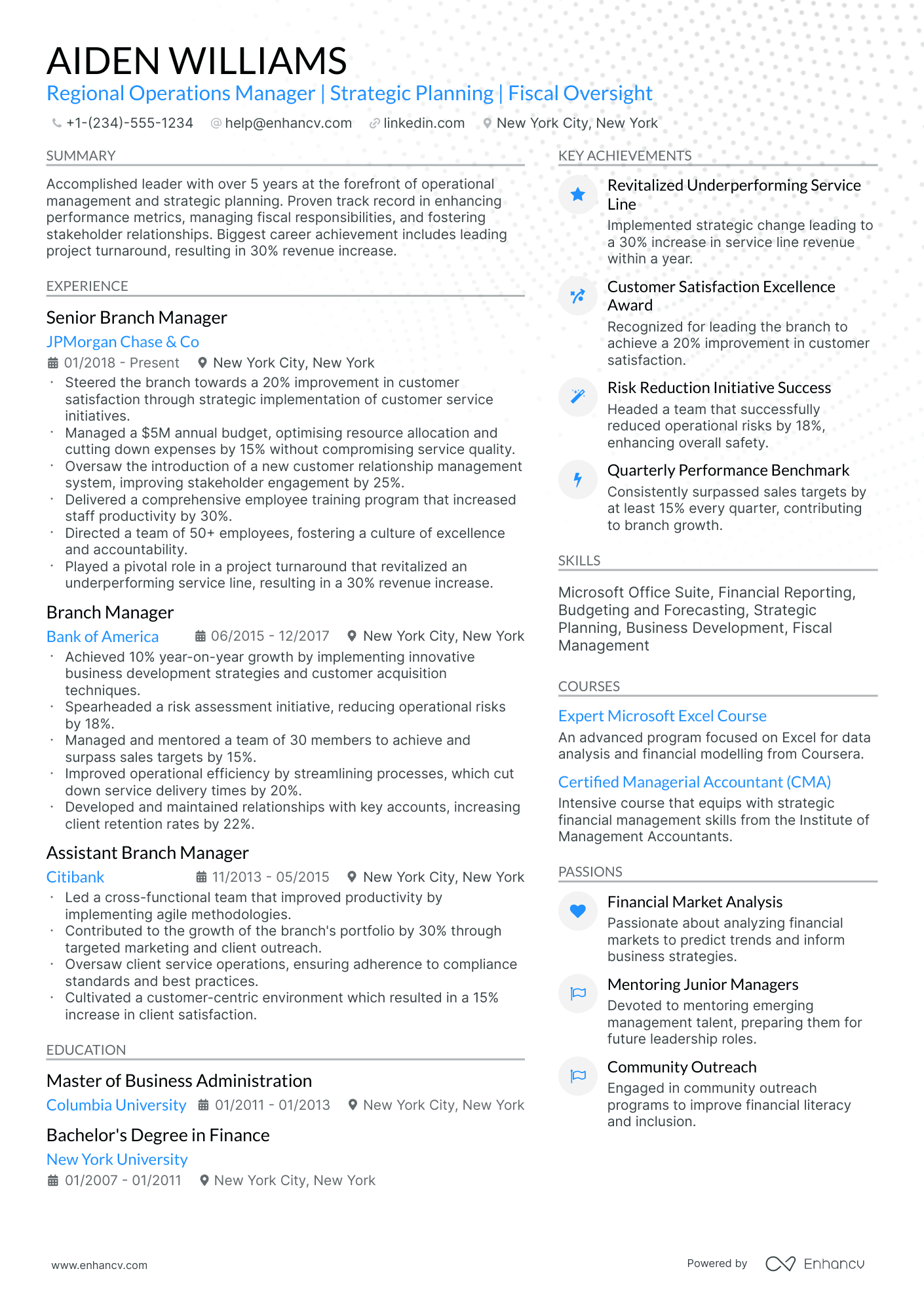 10 Regional Director Resume Examples & Guide for 2026