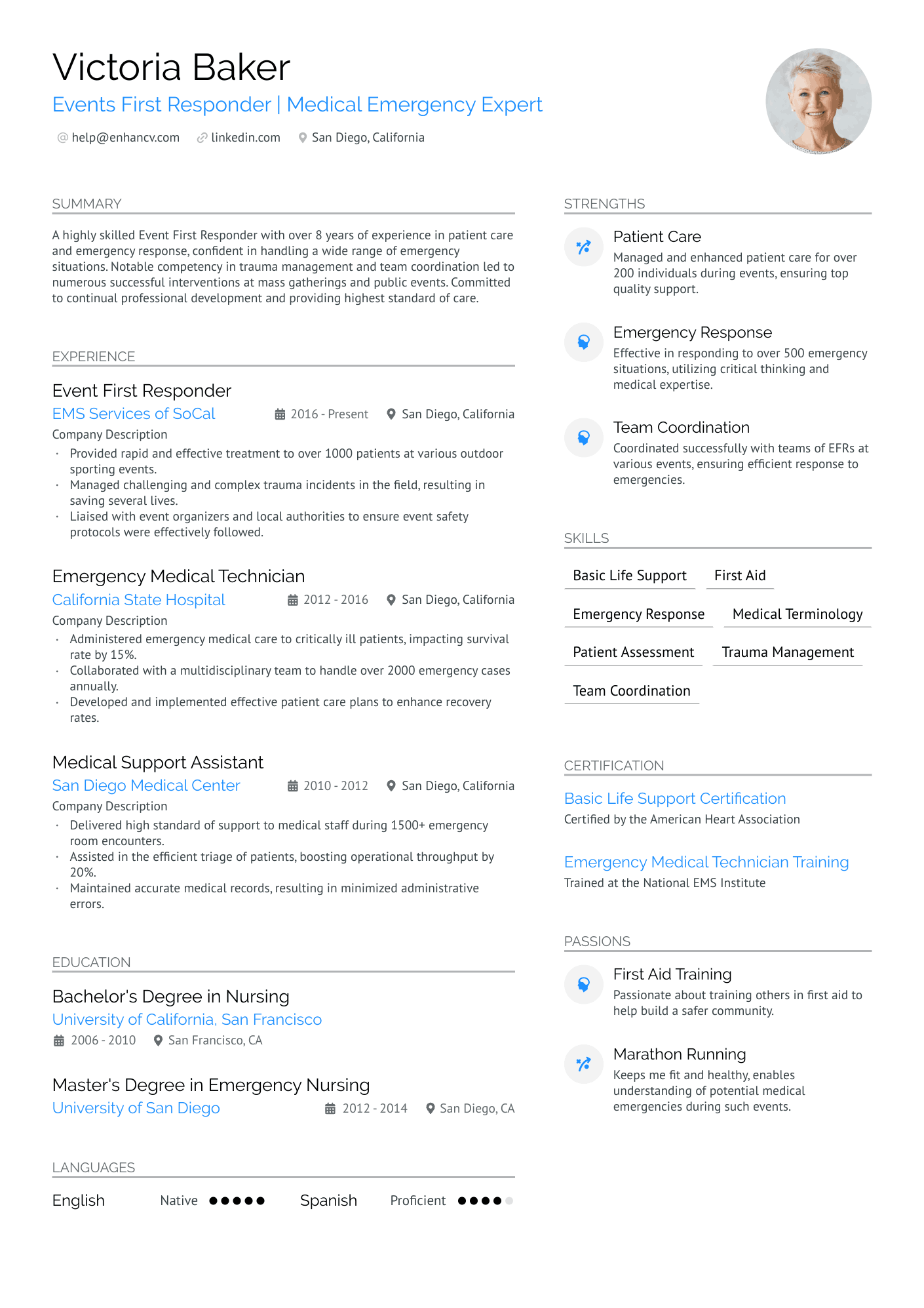 23 Emergency Medical Technician (EMT) Resume Examples & Guide for 2025