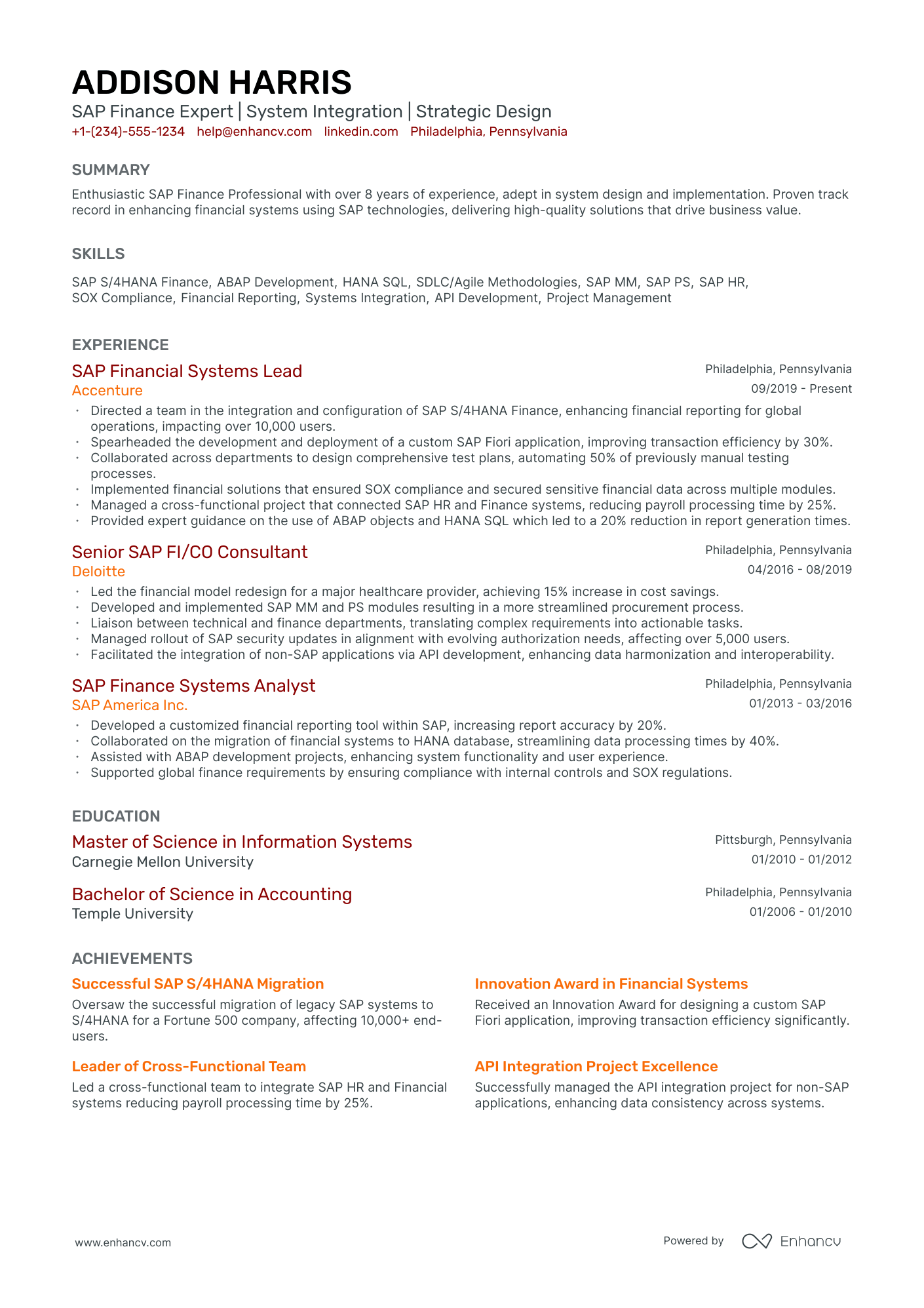 5 Functional Manager Resume Examples & Guide for 2024