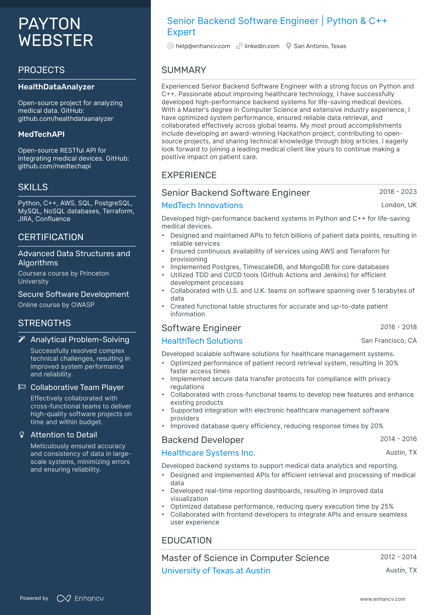 10 Infrastructure Engineer Resume Examples & Guide for 2025