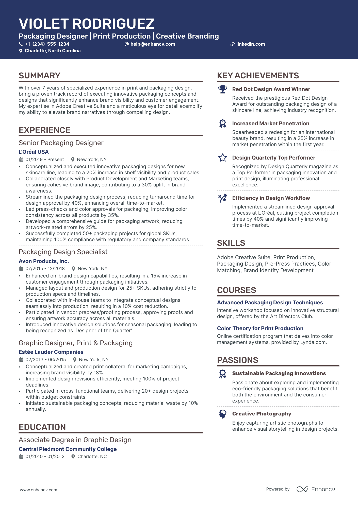 10 Packaging Designer Resume Examples & Guide for 2026