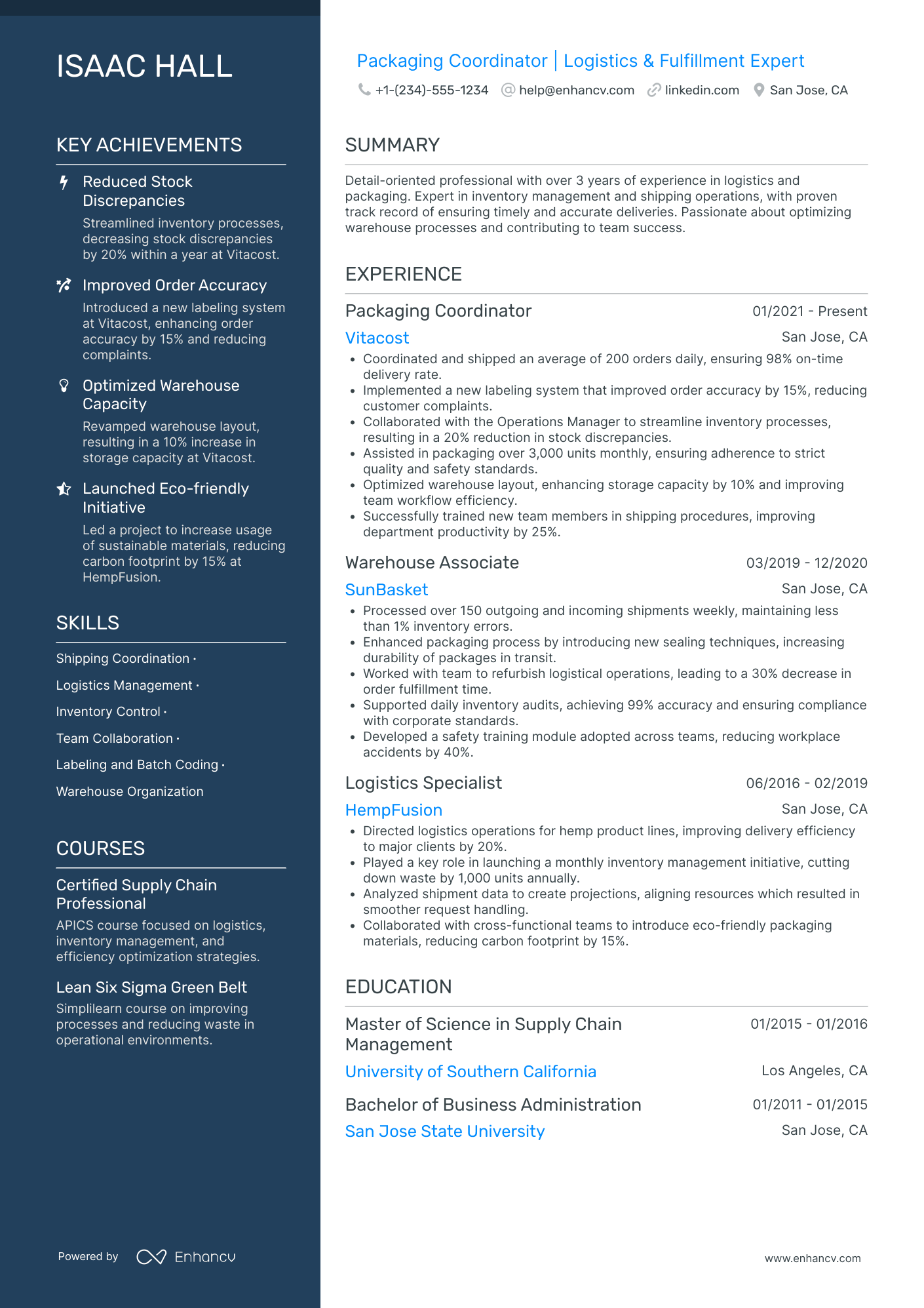 10 Warehouse Worker Resume Examples & Guide for 2025