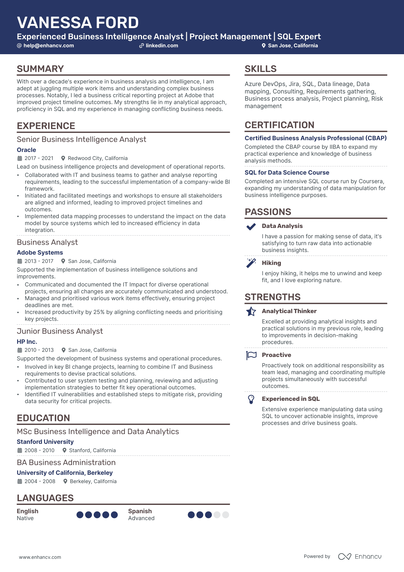 10 Business Intelligence Analyst Resume Examples & Guide for 2026
