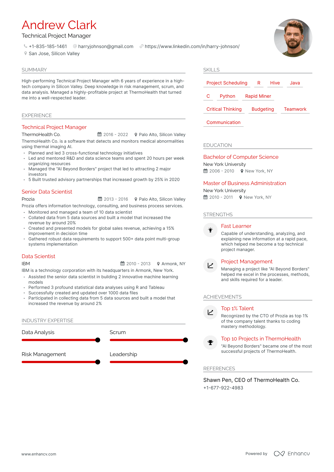 5 Silicon Valley Resume Examples & Guide for 2024