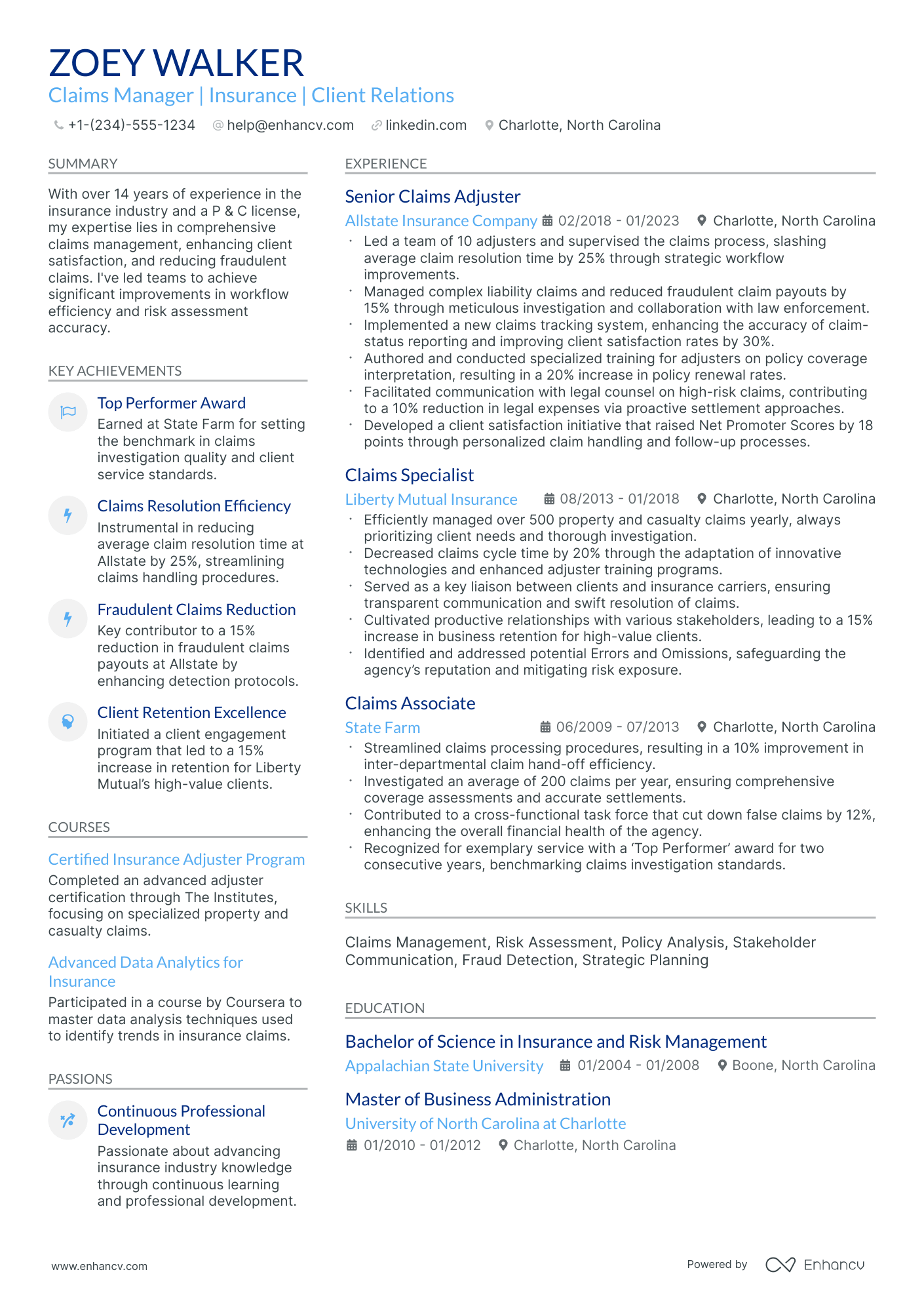 10 Claims Manager Resume Examples & Guide for 2026