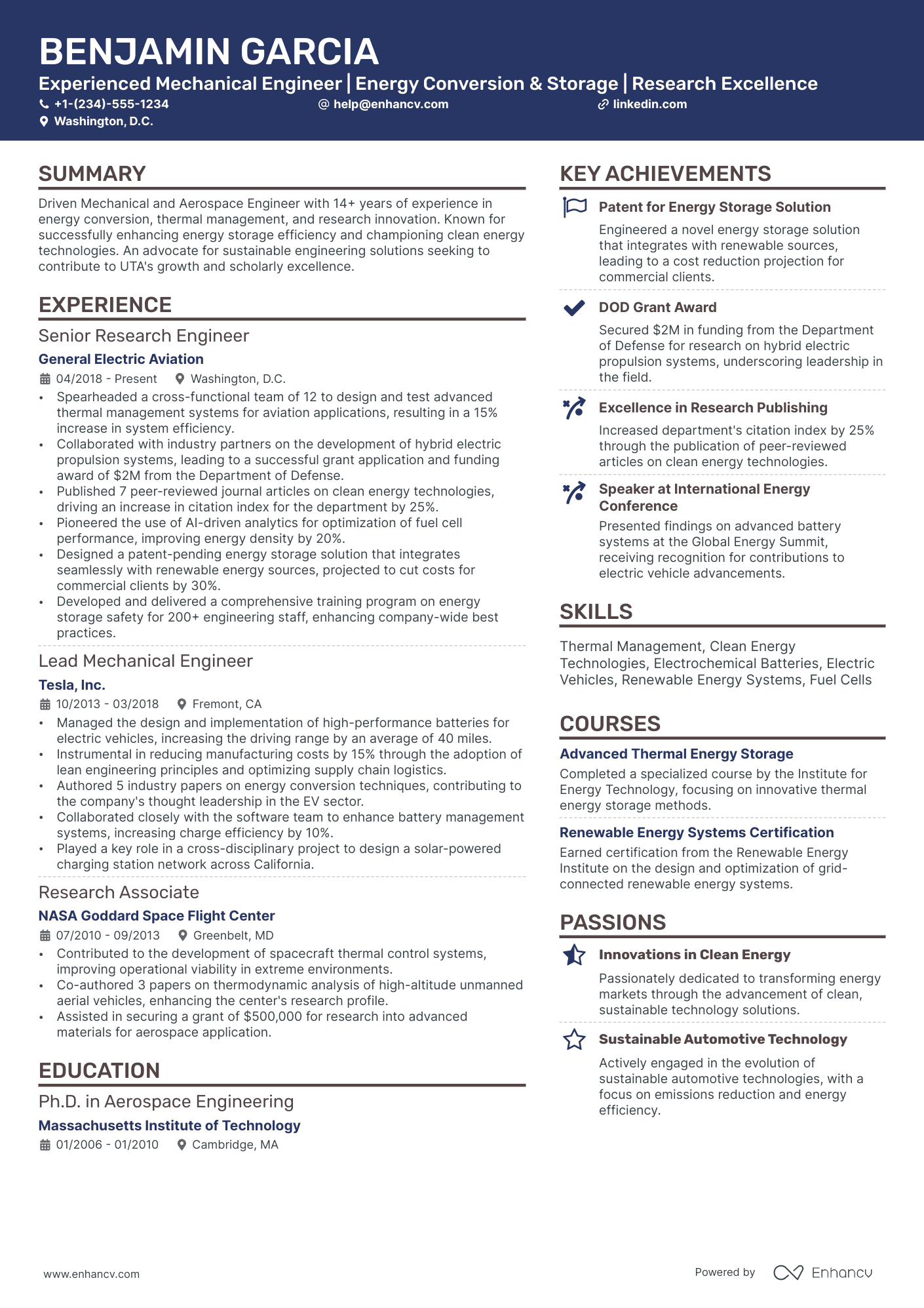 10 Aerospace Engineering Resume Examples & Guide for 2026