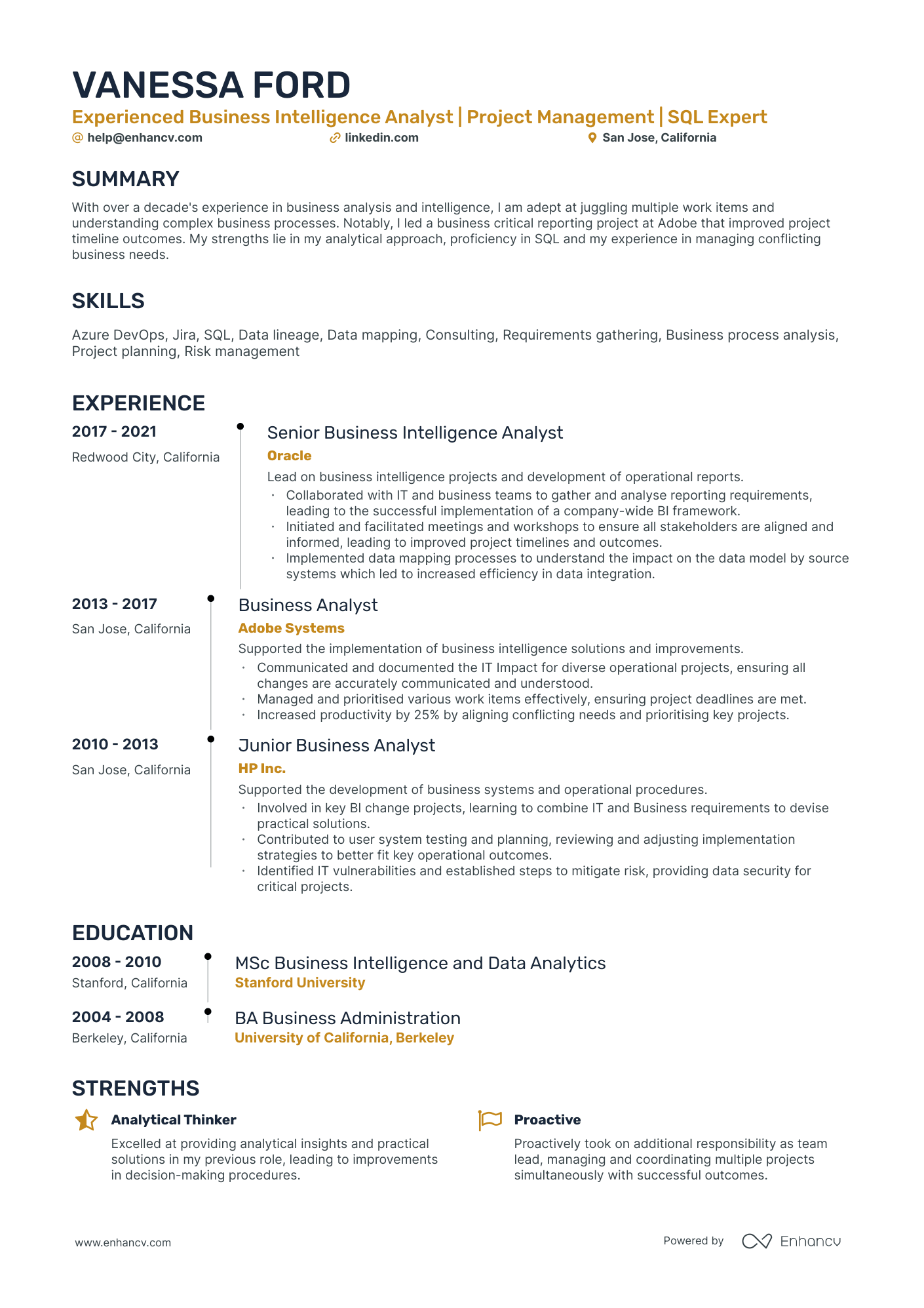 10 Business Intelligence Analyst Resume Examples & Guide for 2026
