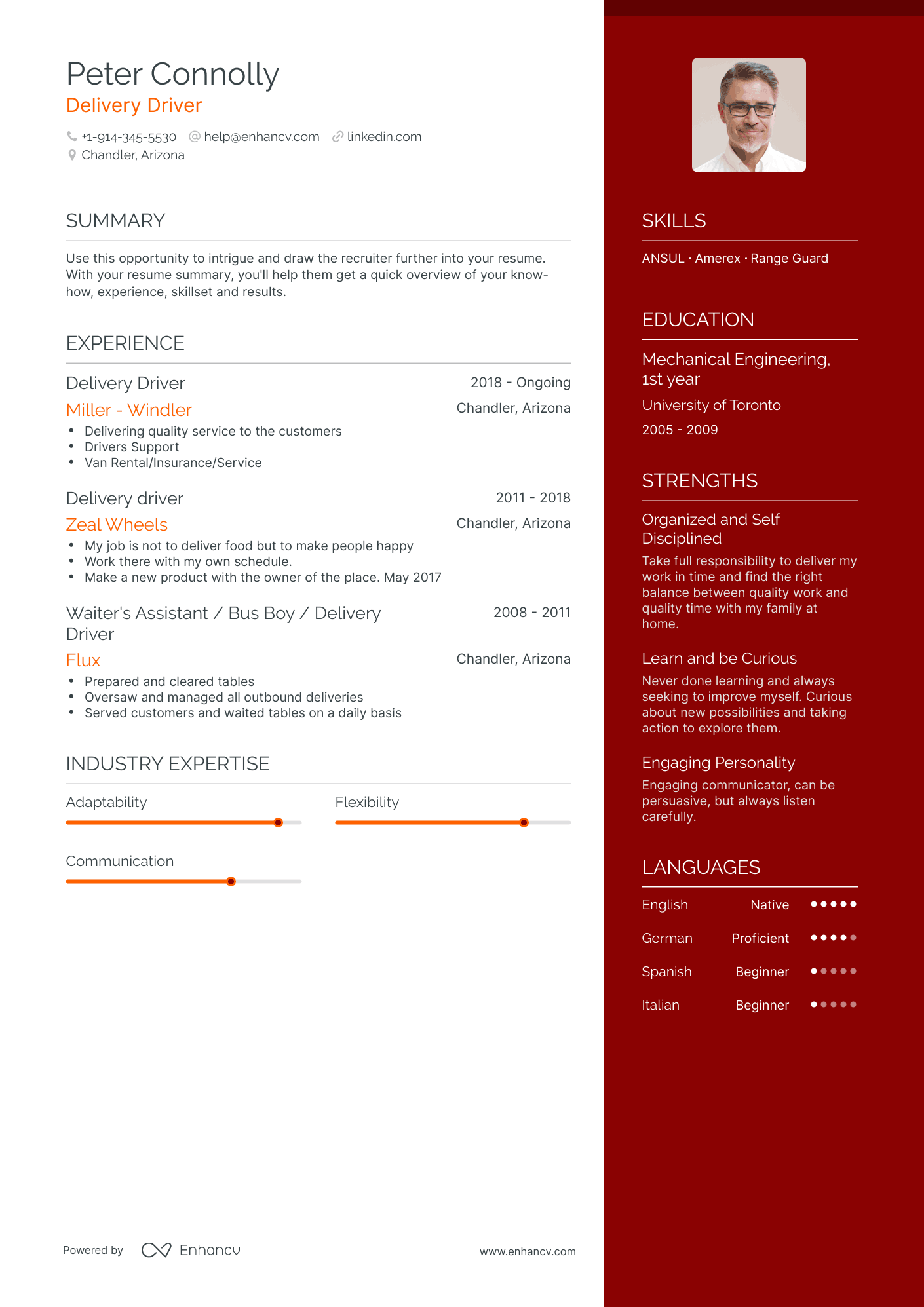 6 Delivery Driver Resume Examples & Guide for 2023
