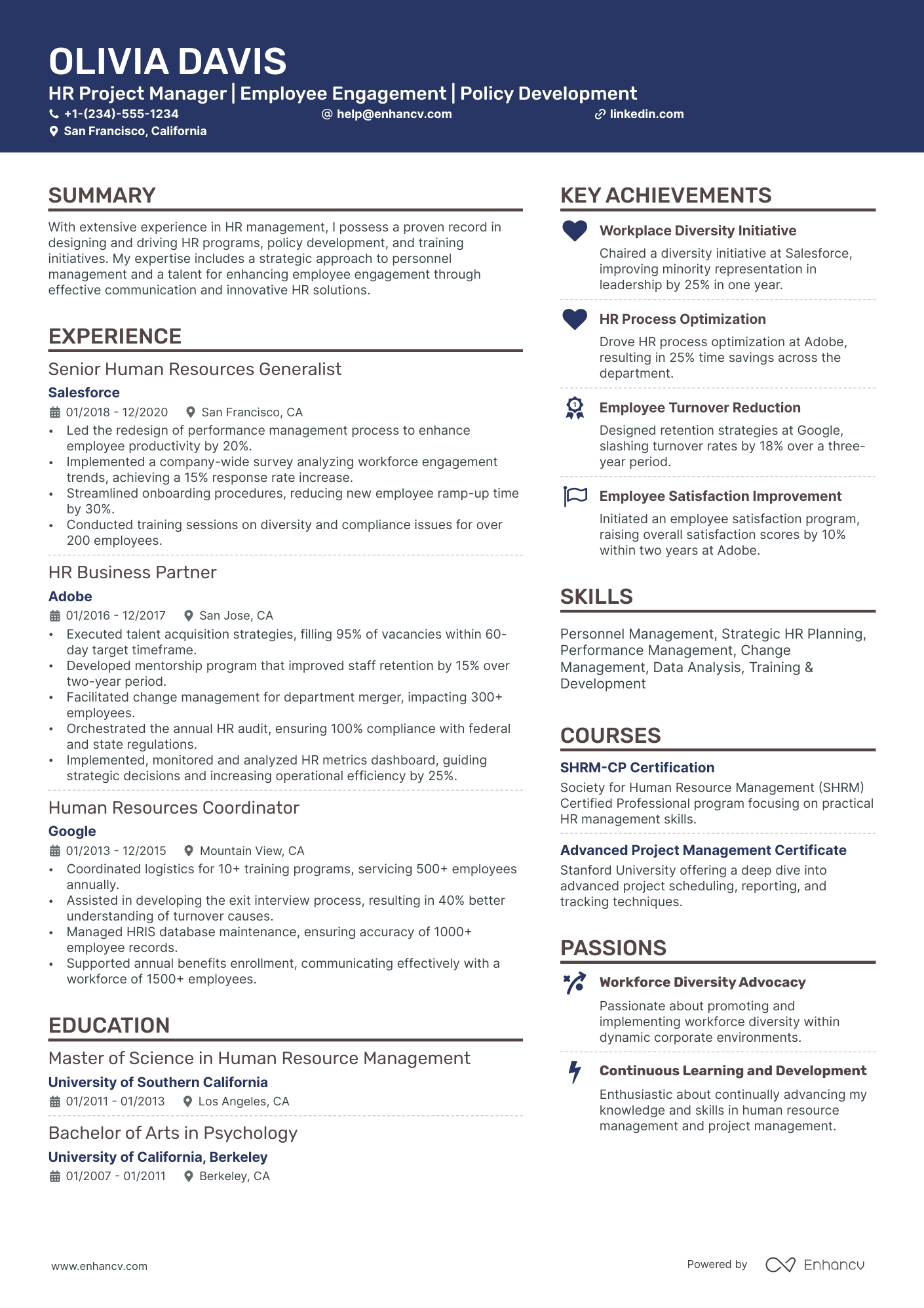 10 HR Project Manager Resume Examples & Guide for 2026