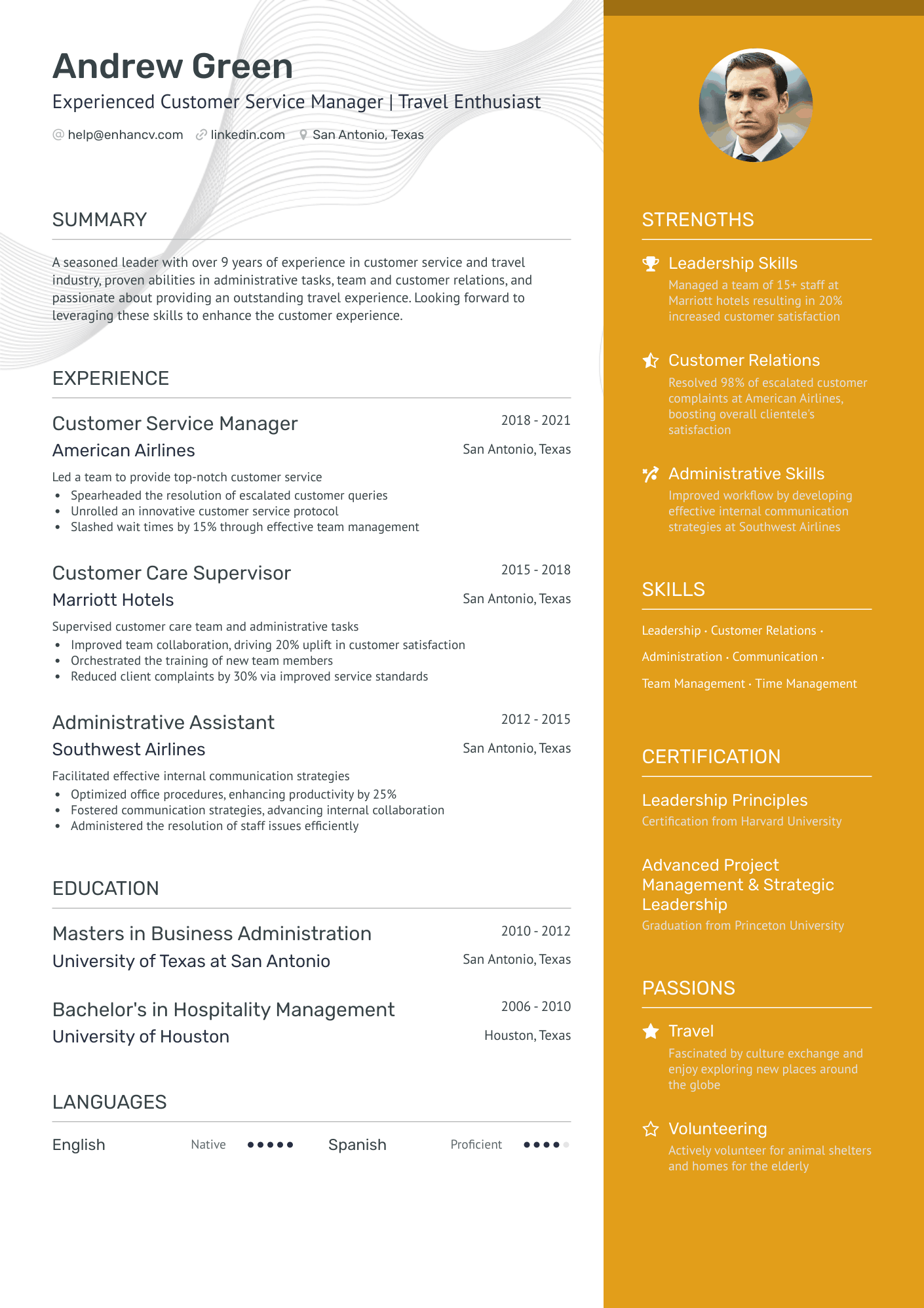 6 Flight Attendant Resume Examples & Guide for 2024