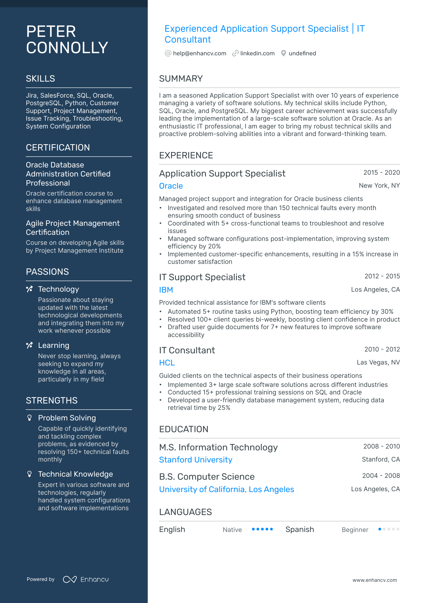 10 Application Support Specialist Resume Examples & Guide for 2026