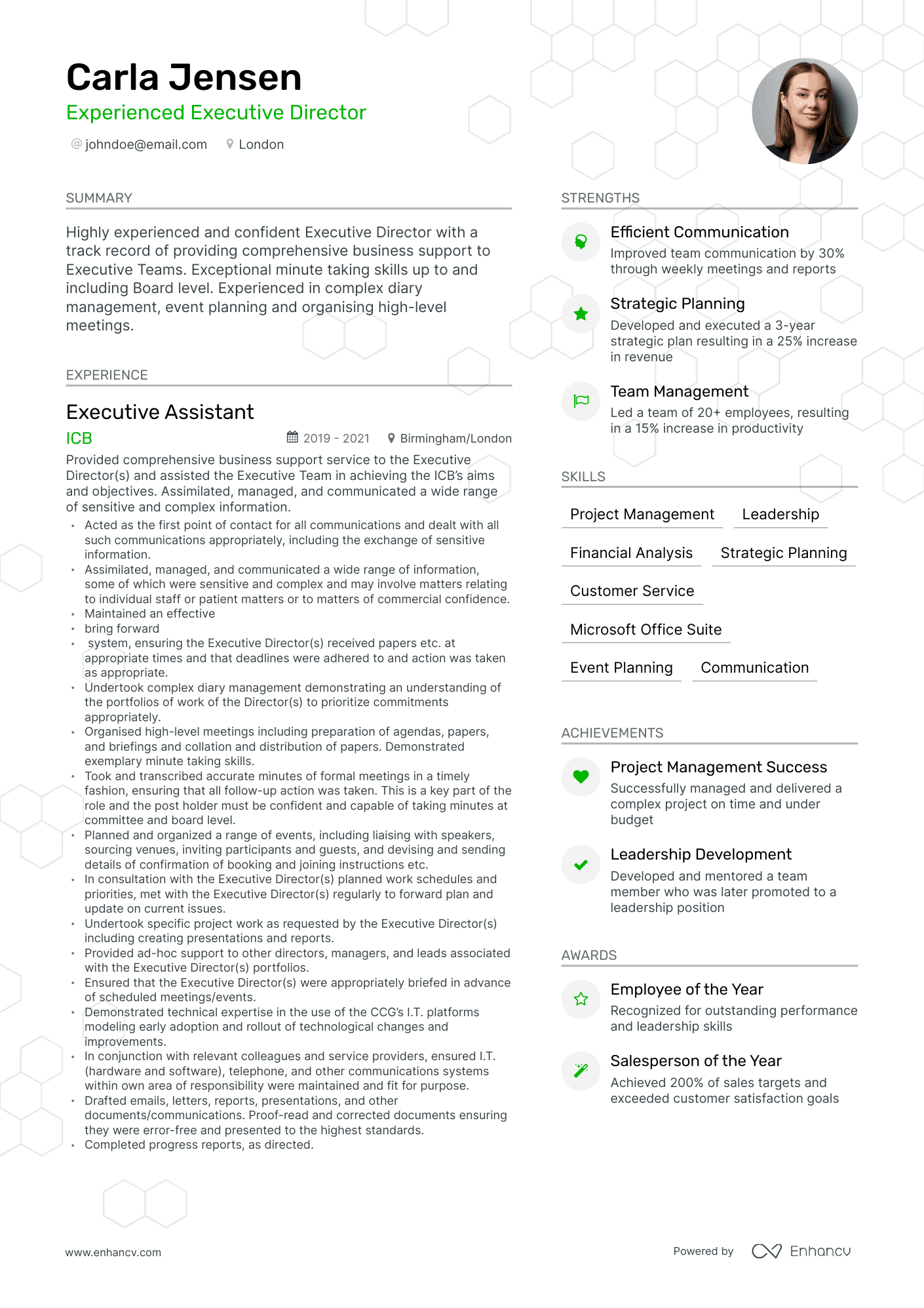 5 Executive Director Resume Examples & Guide for 2024