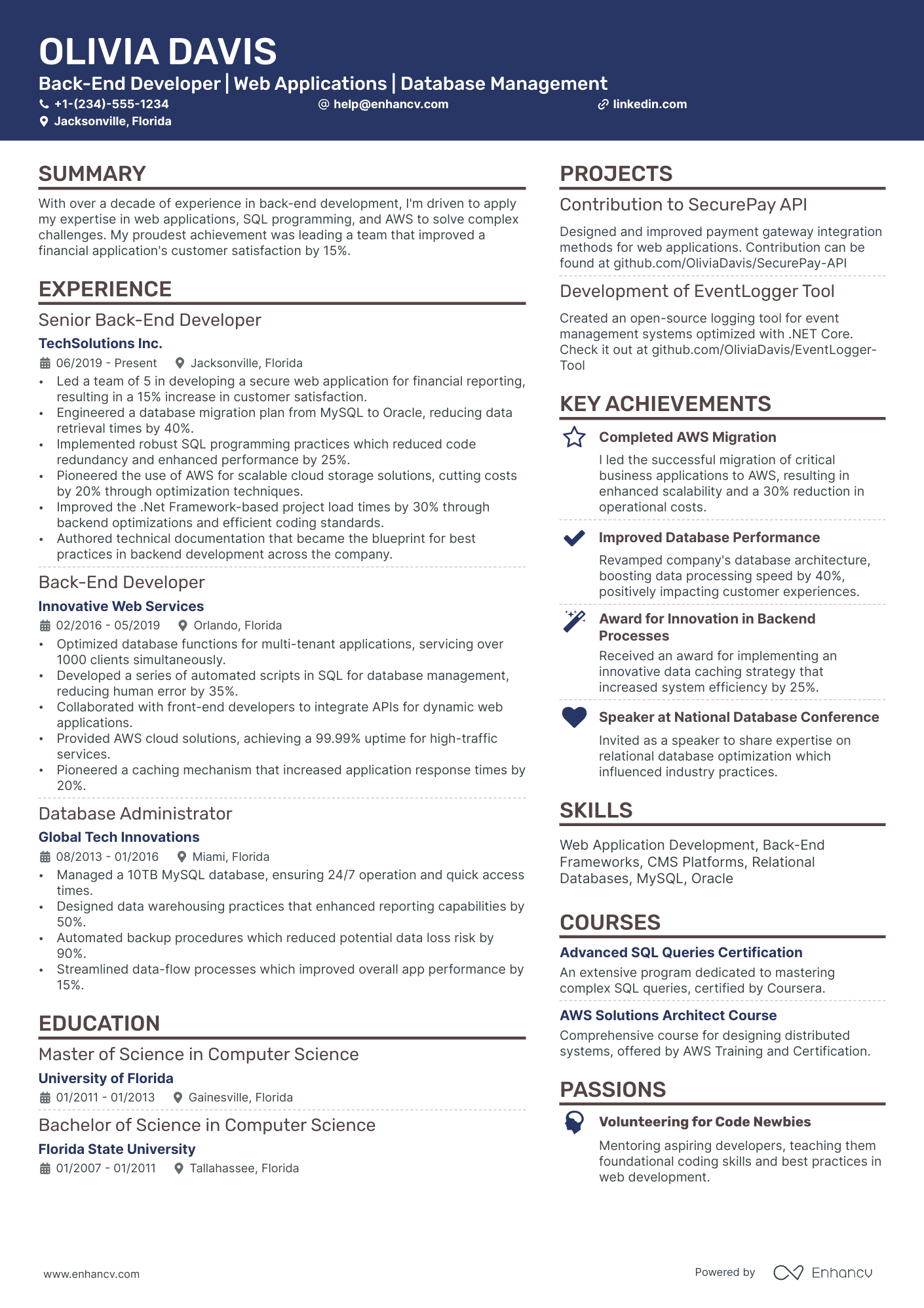 10 Freelance Developer Resume Examples & Guide for 2025