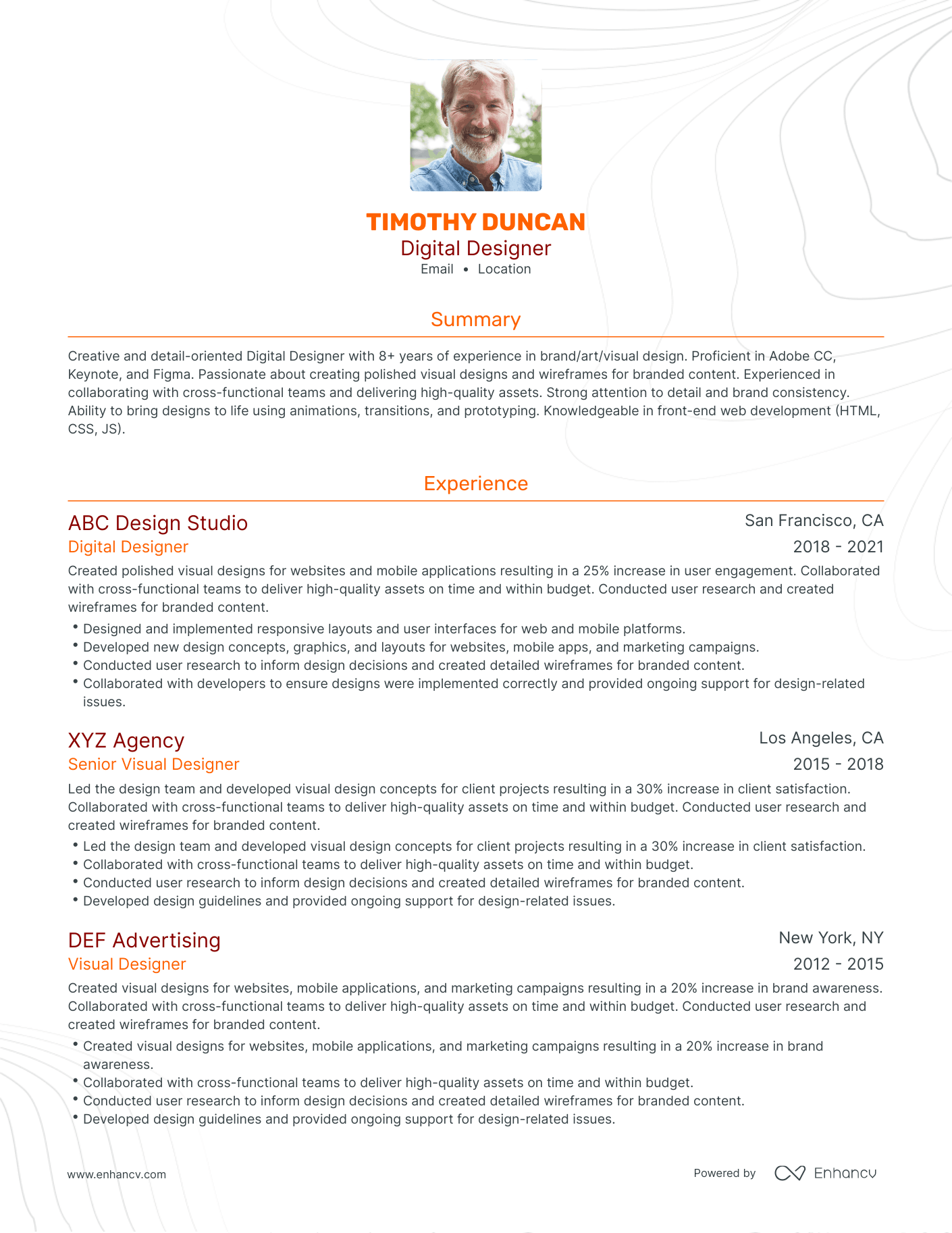 5 Digital Designer Resume Examples & Guide for 2023