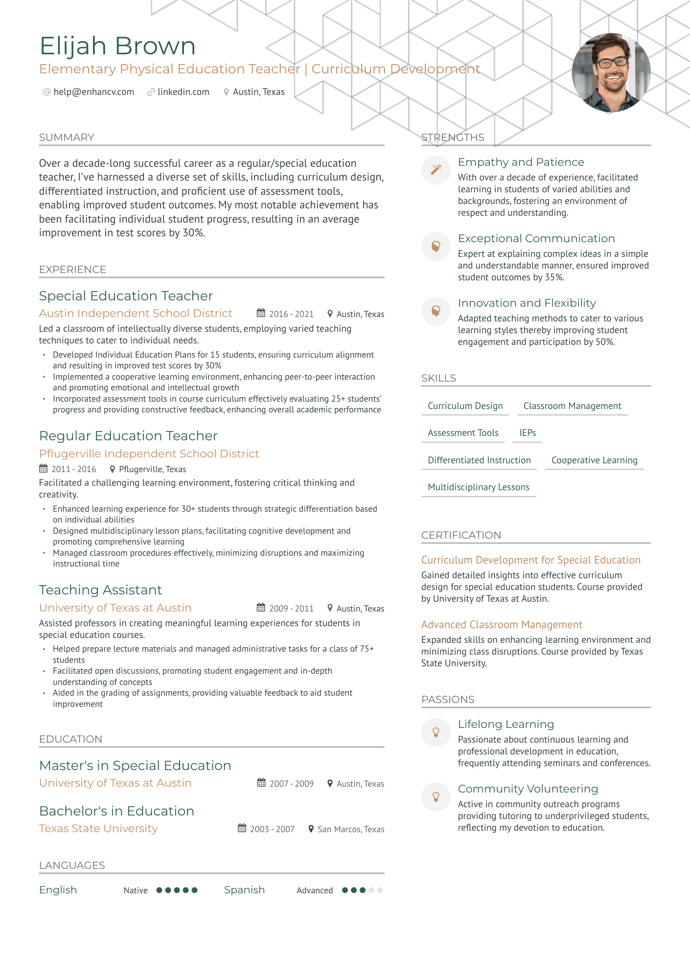 7 Physical Education Teacher Resume Examples & Guide for 2024