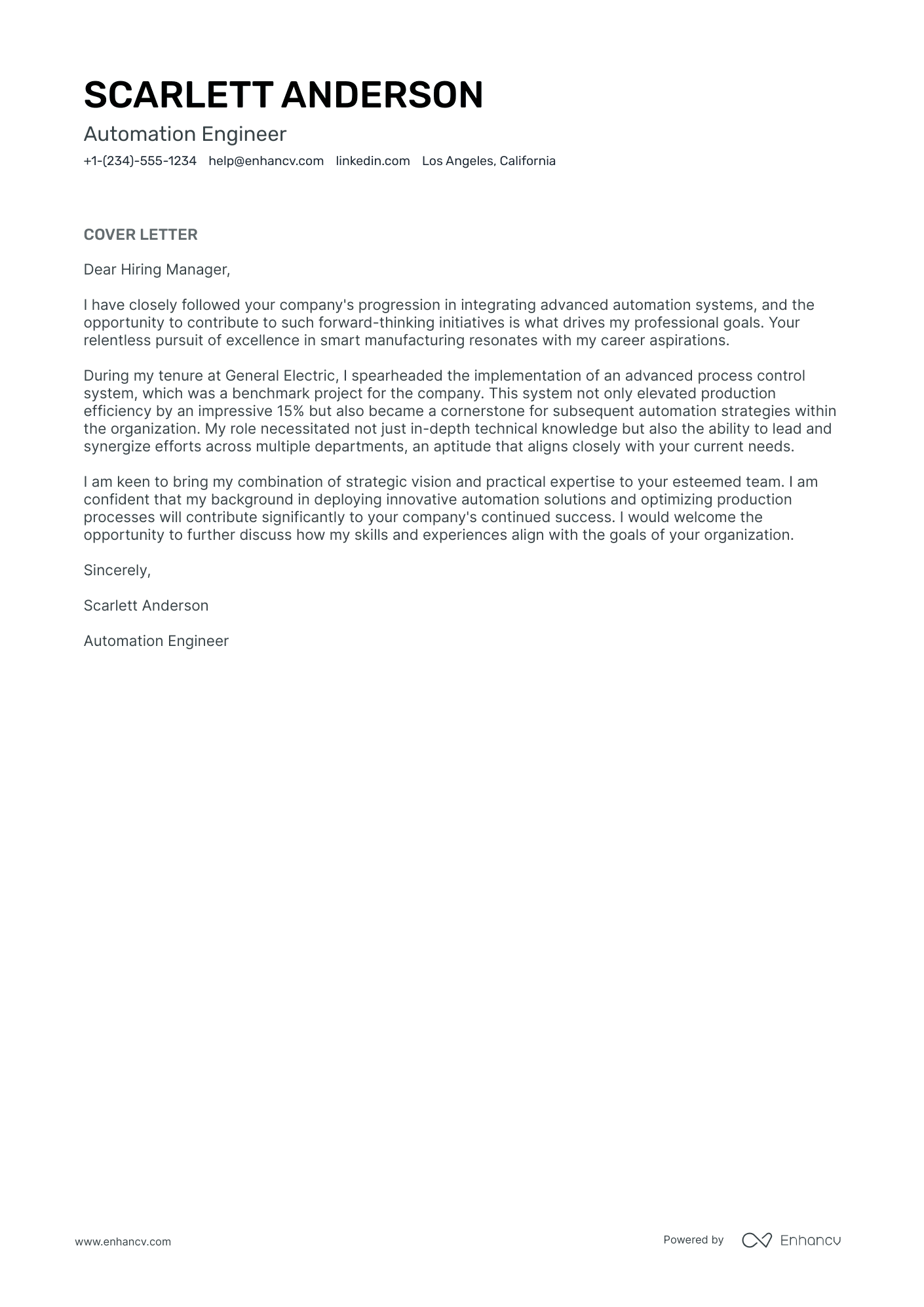 7 Professional Systems Engineer Cover Letter Examples and Template for ...