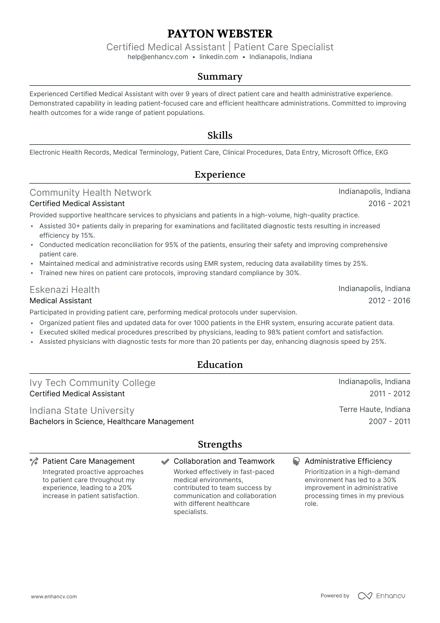 10 Certified Medical Assistant Resume Examples & Guide for 2026