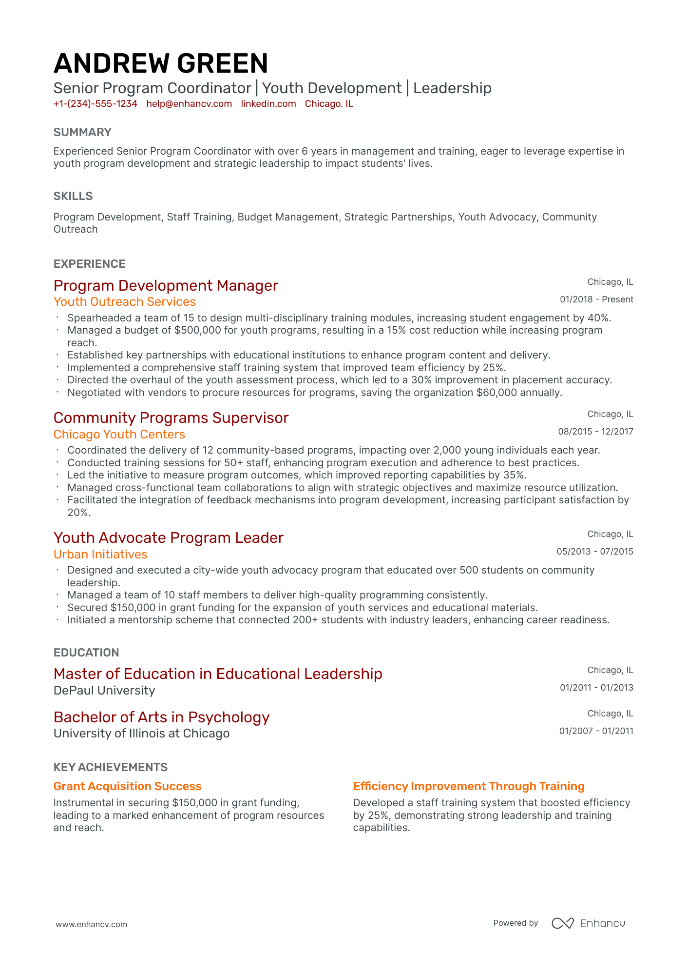 10 Training Manager Resume Examples & Guide for 2026