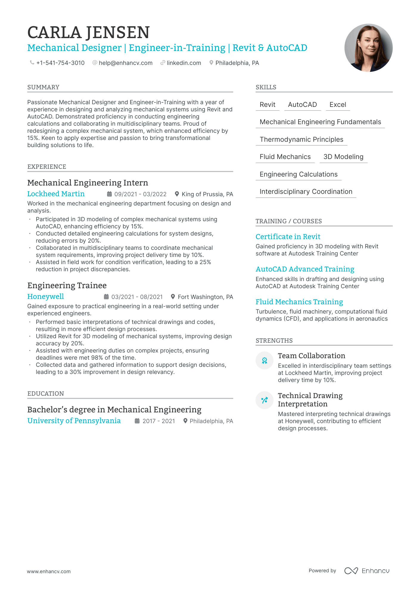 5 Engineer In Training Resume Examples & Guide for 2024
