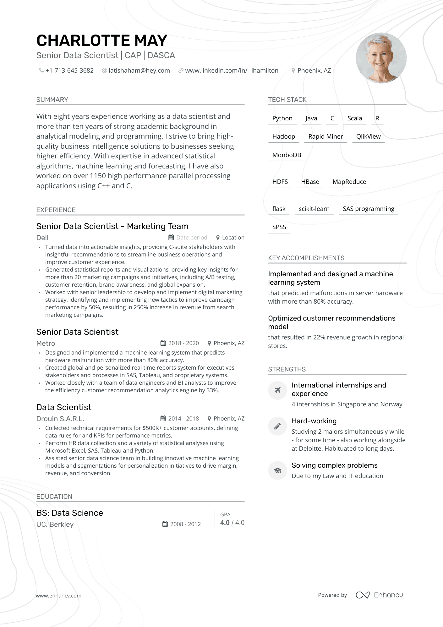 4 Data Scientist Resume Examples & Guide for 2023 (Layout, Skills ...