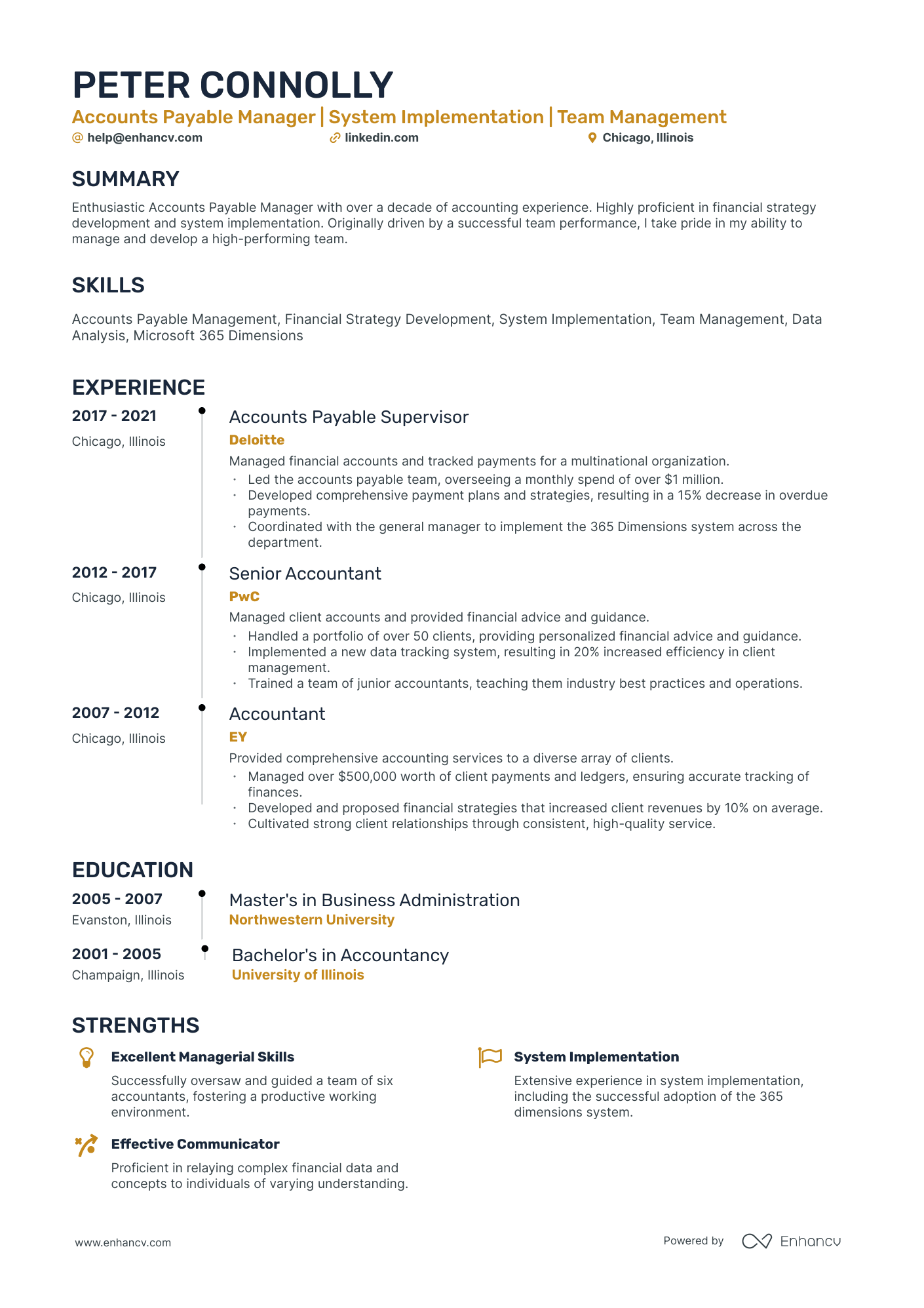 10 Accounts Payable Manager Resume Examples & Guide for 2026