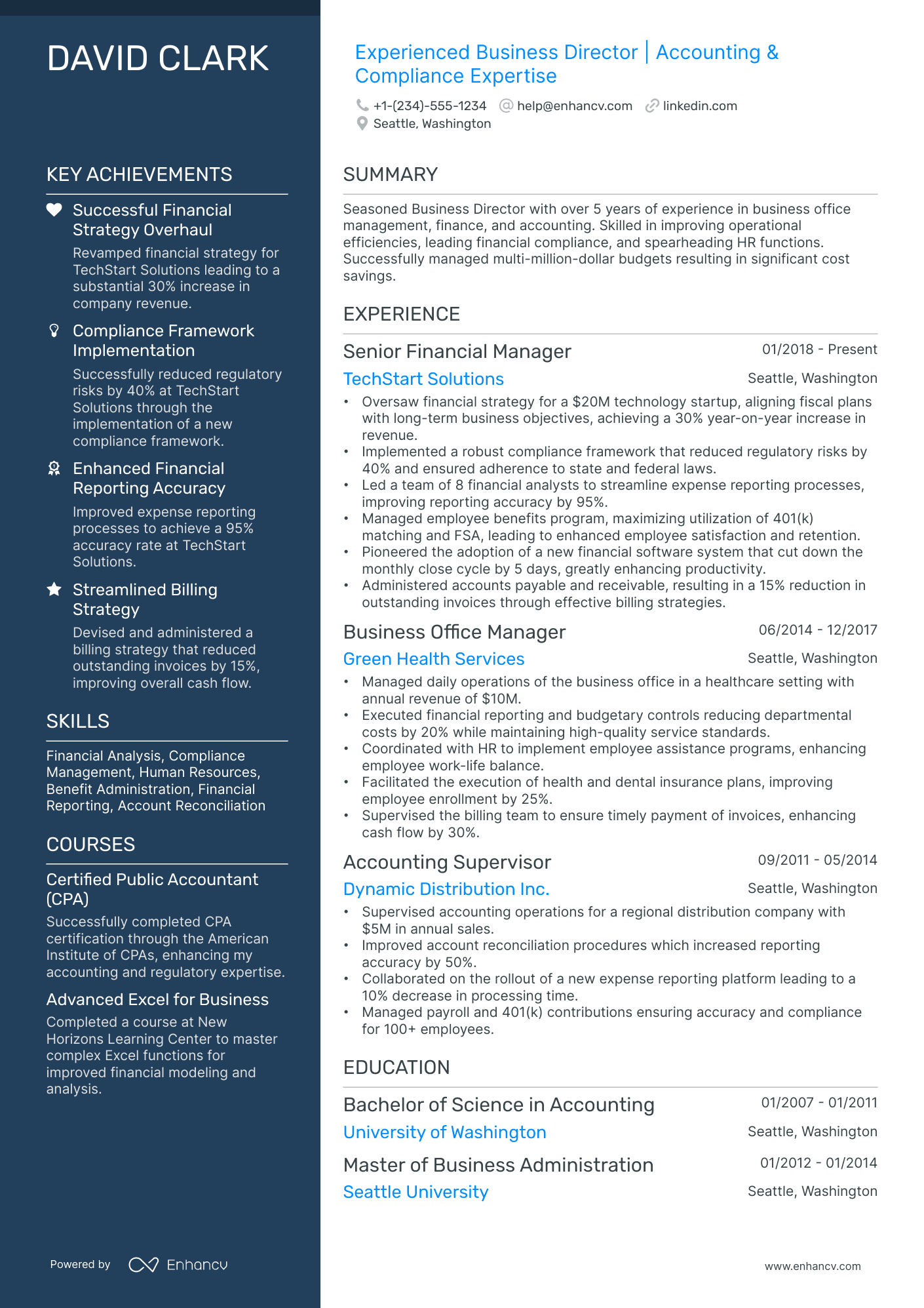 10 Business Director Resume Examples & Guide for 2026