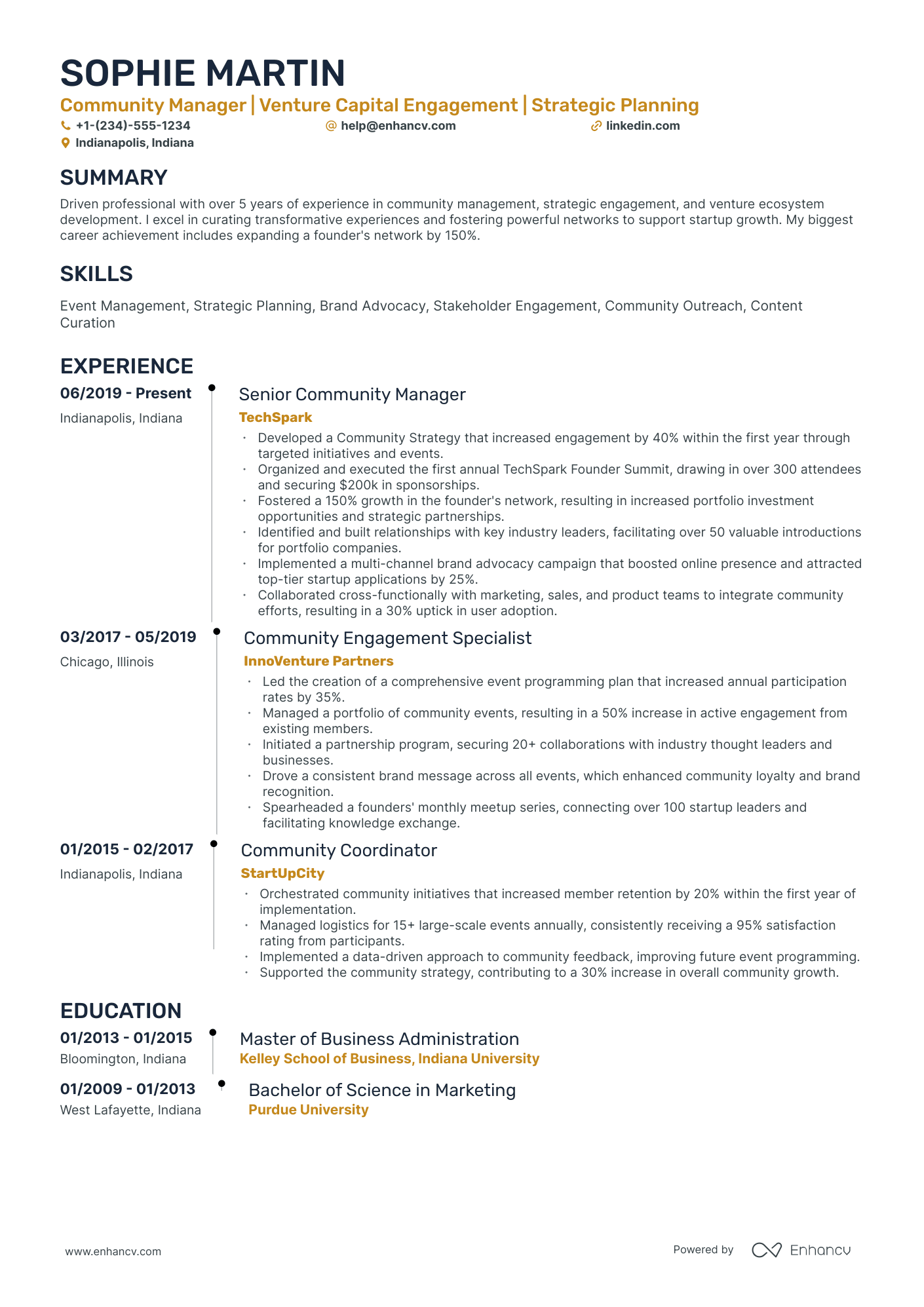 10 Community Manager Resume Examples & Guide for 2025