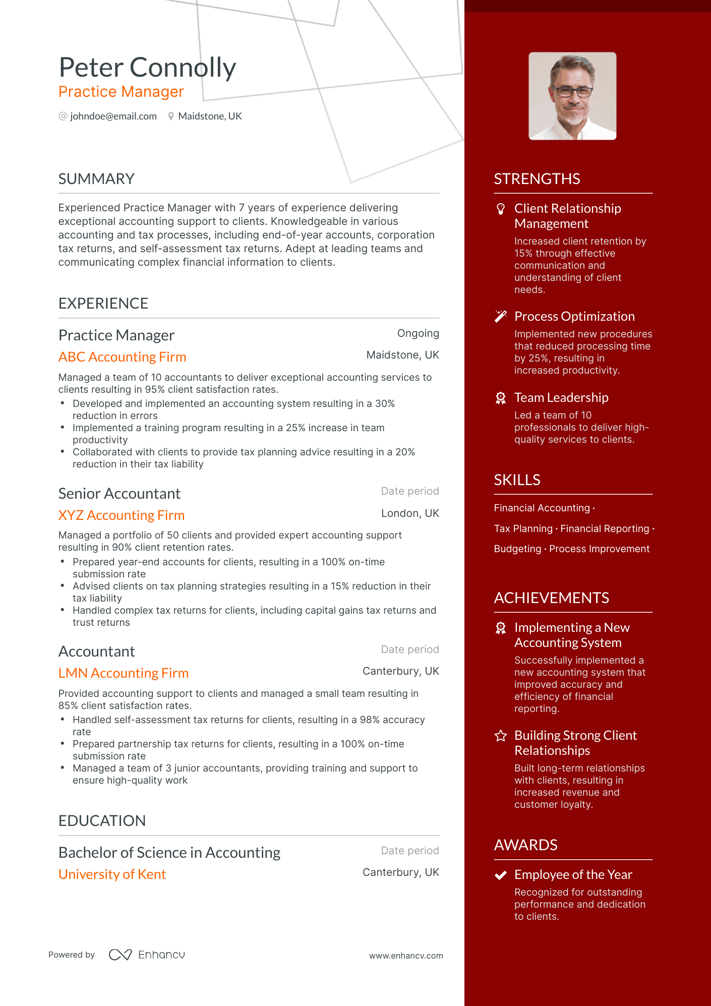 5 Practice Manager Resume Examples & Guide for 2024